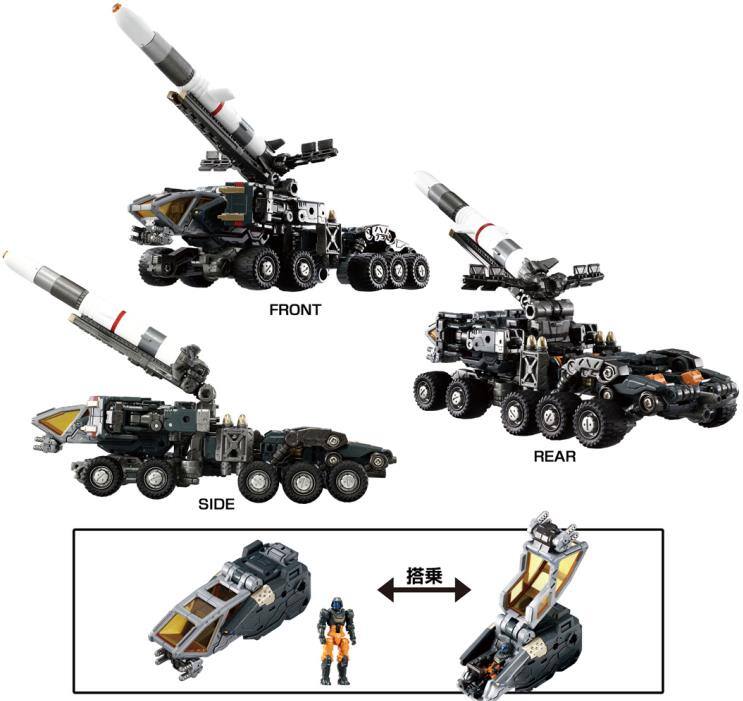 Transformers TM 19 Tactical Mover Gale Versaulter Ravager Unit ...