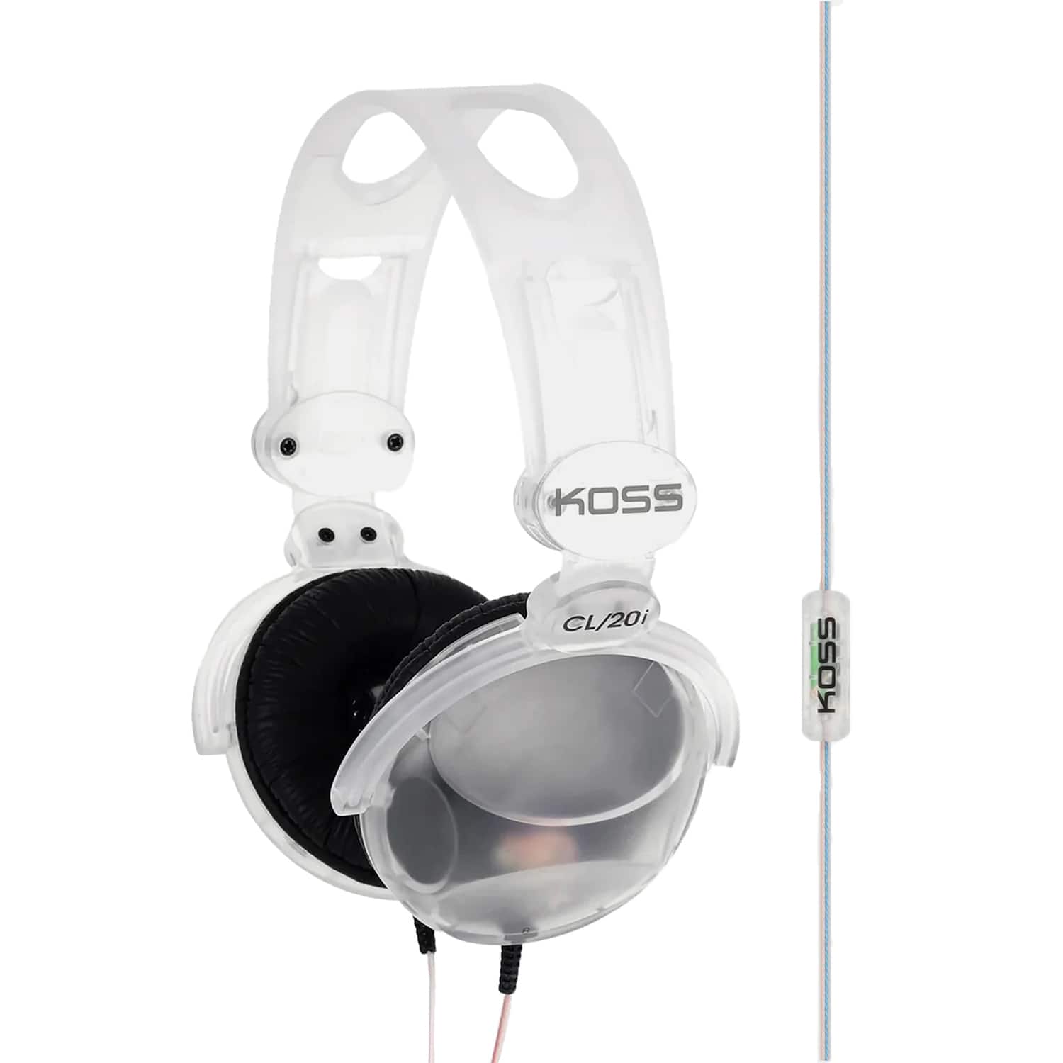 Koss 197823 Cl-20i Full-size On-ear With In-line Microphone And Remote ...