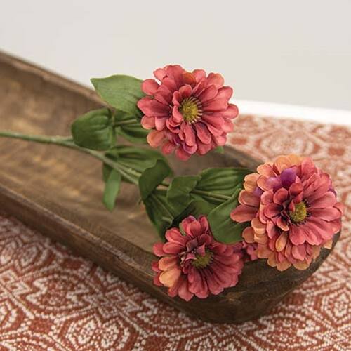 BreeBe Mauve Zinnia Spray 23.5" Multi FSR2322649M - Best Buy