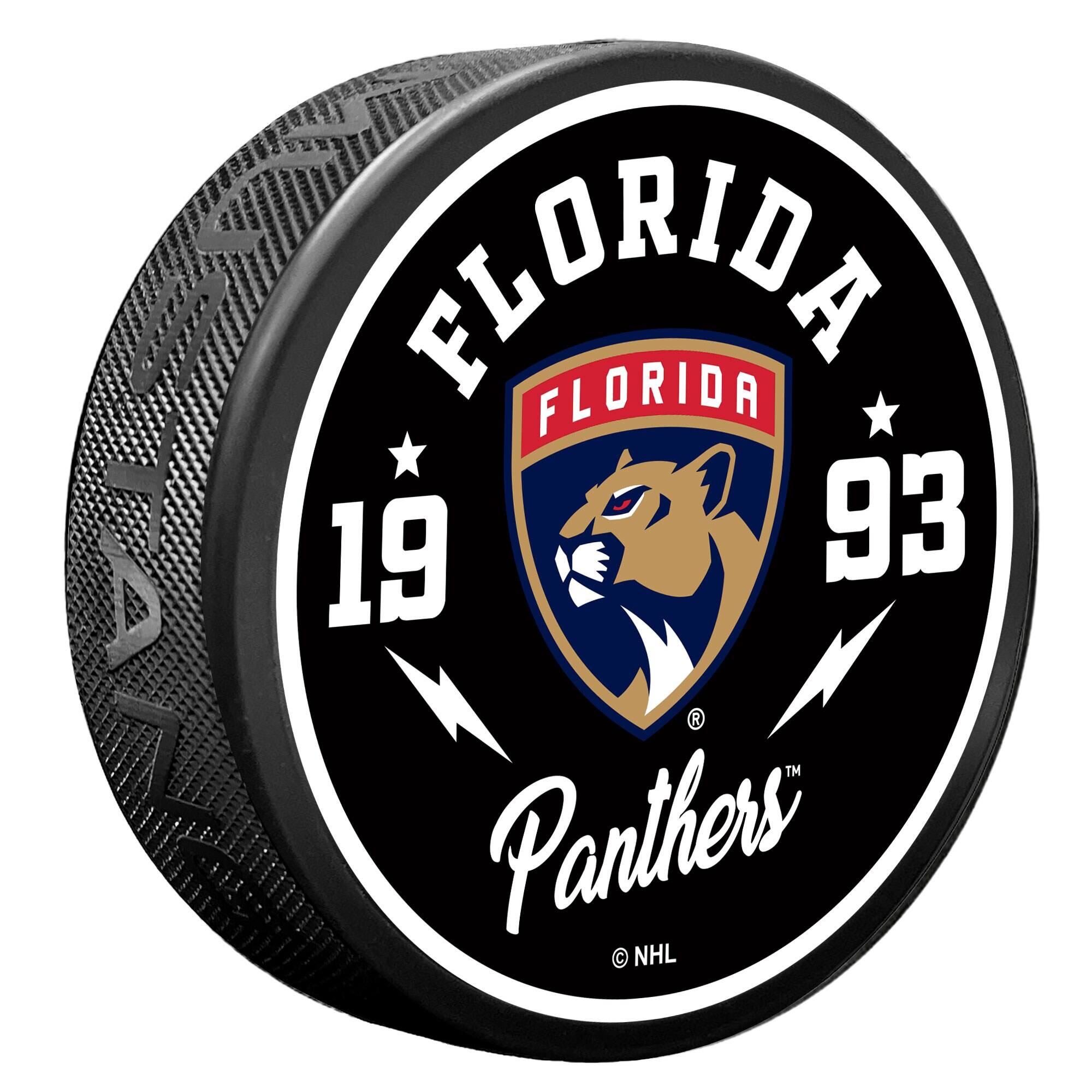 Mustang Drinkware Florida Panthers Bolt Hockey Puck Multicolor ...