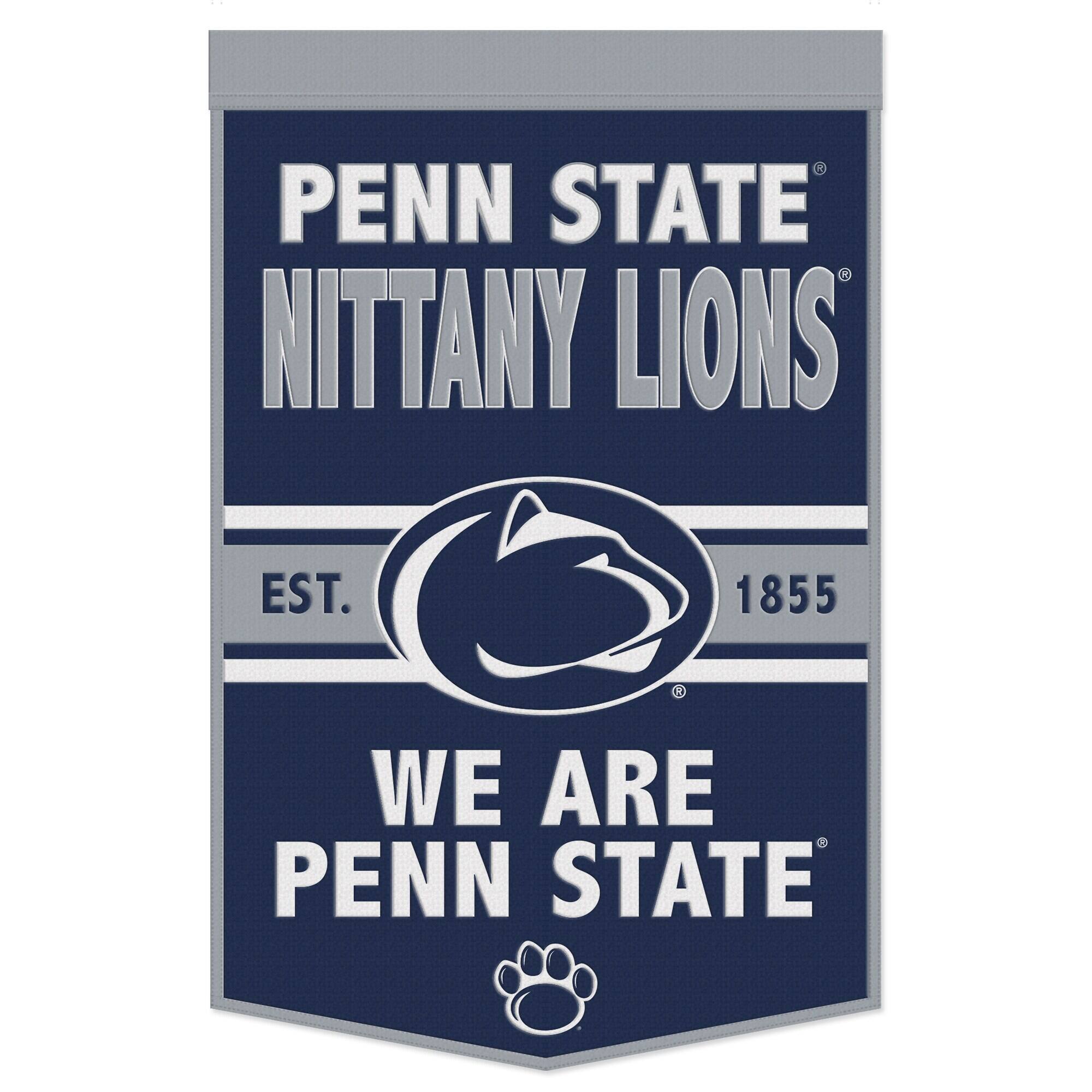 WinCraft Penn State Nittany Lions 24" x 38" Primary Logo Banner ...