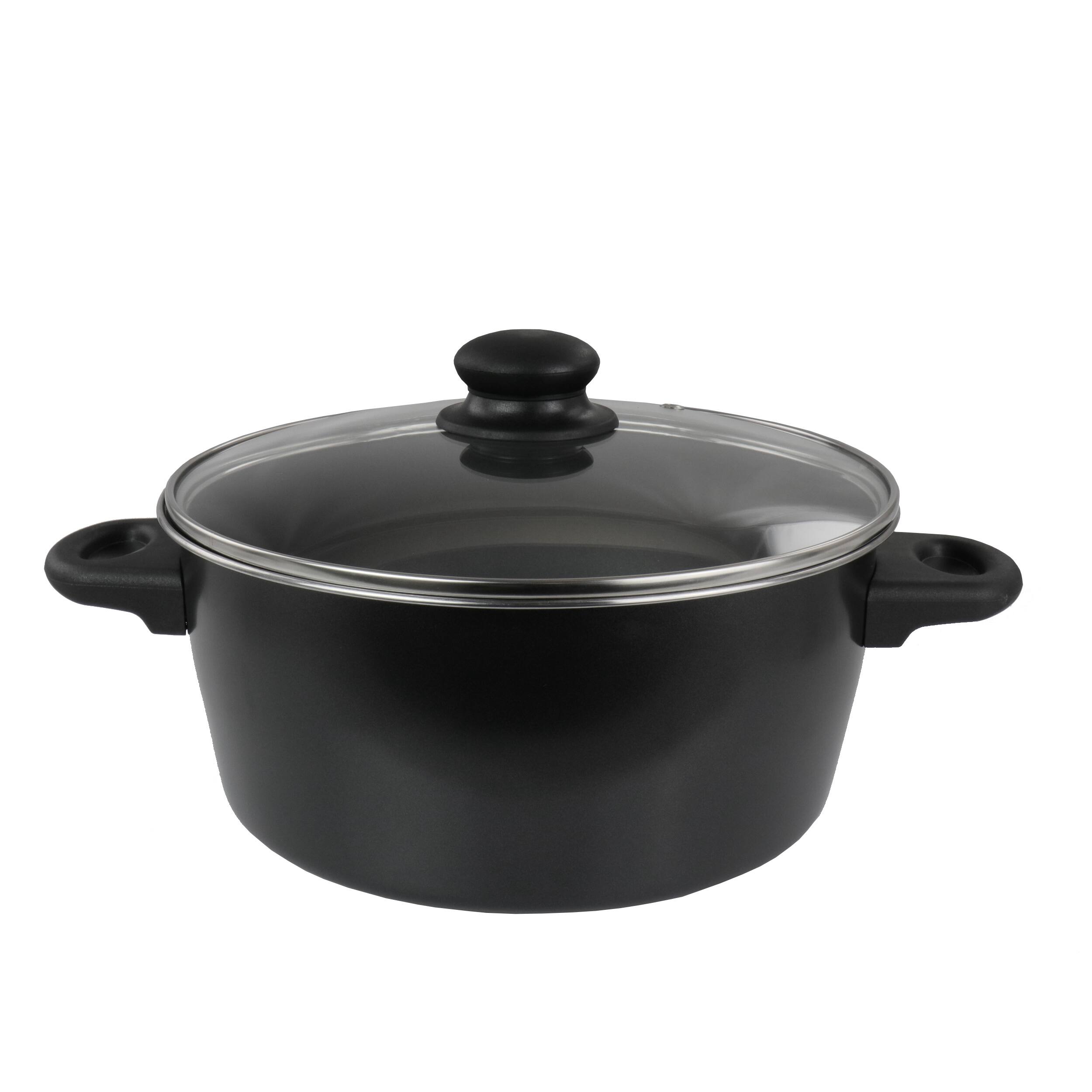 Gibson Home Armada 7 Piece Carbon Steel Cookware Set Black 310115563M ...