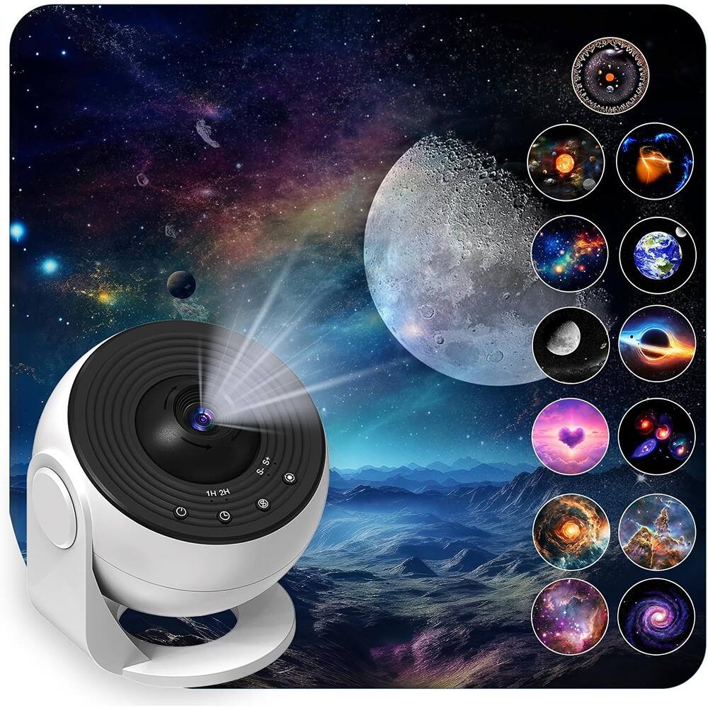 ACJPR Galaxy Projector for Bedroom, Planetarium Lamp with 13 Planet ...