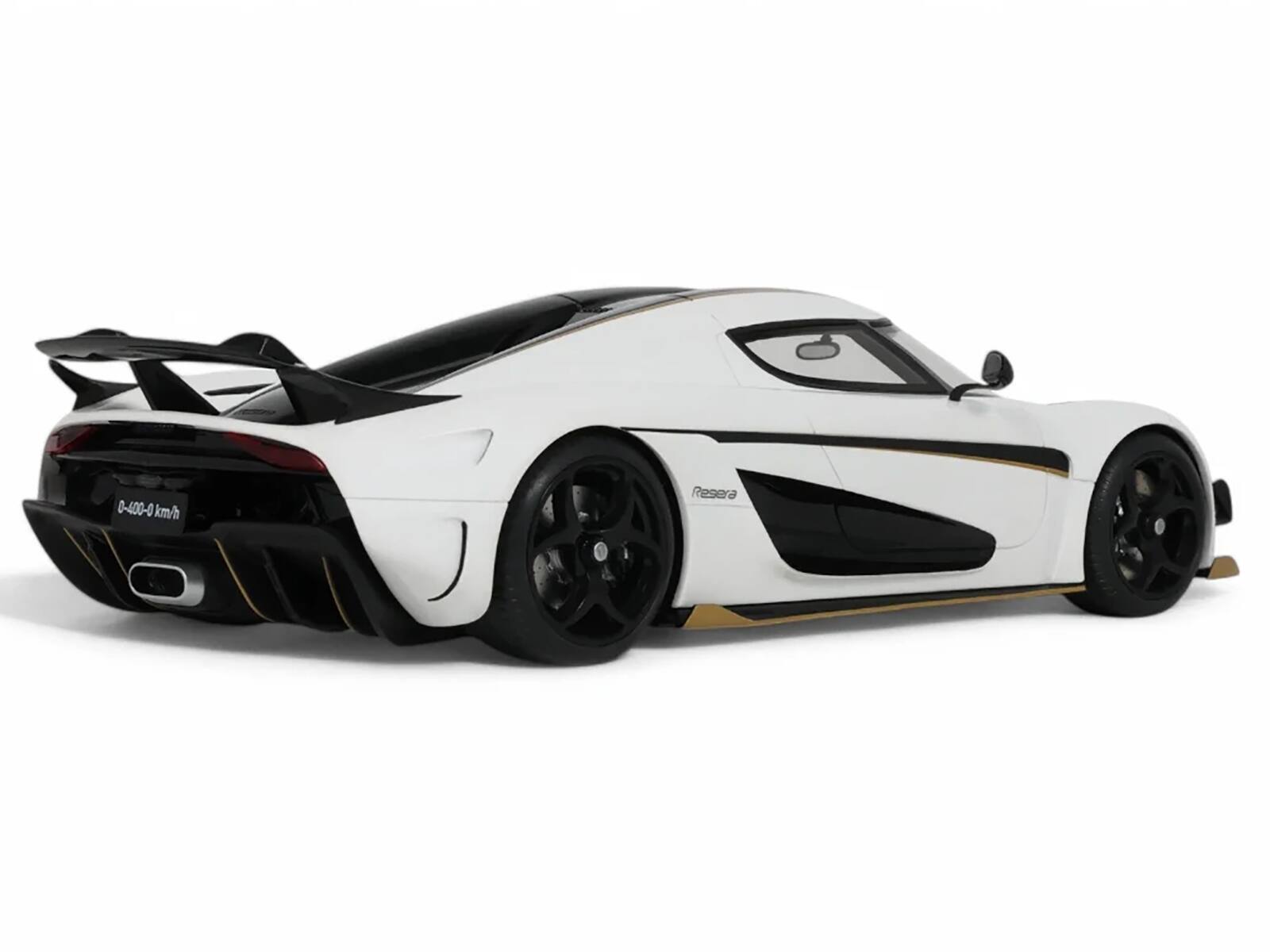 2023 Koenigsegg Regera Stripes 1/18 Model Car by GT Spirit White with ...