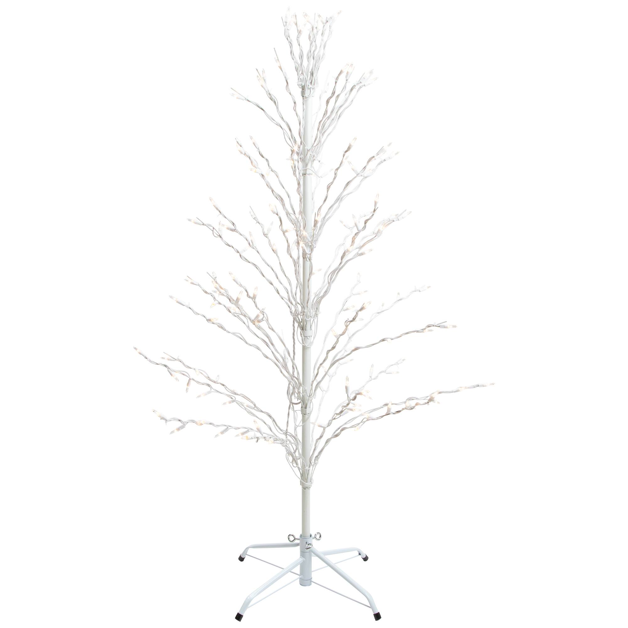 Northlight Pre Lit Cascade Twig Tree Outdoor Christmas Decoration 4 ...
