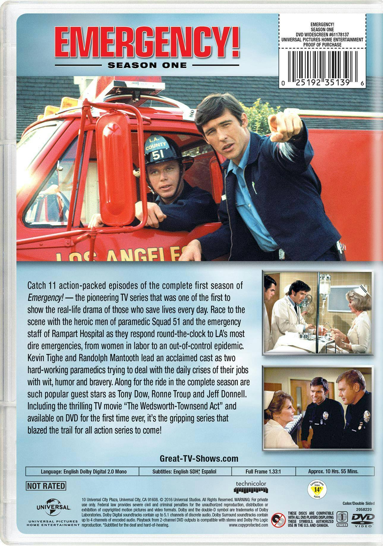 Emergency! Season One [DVD] [Standard] - Best Buy