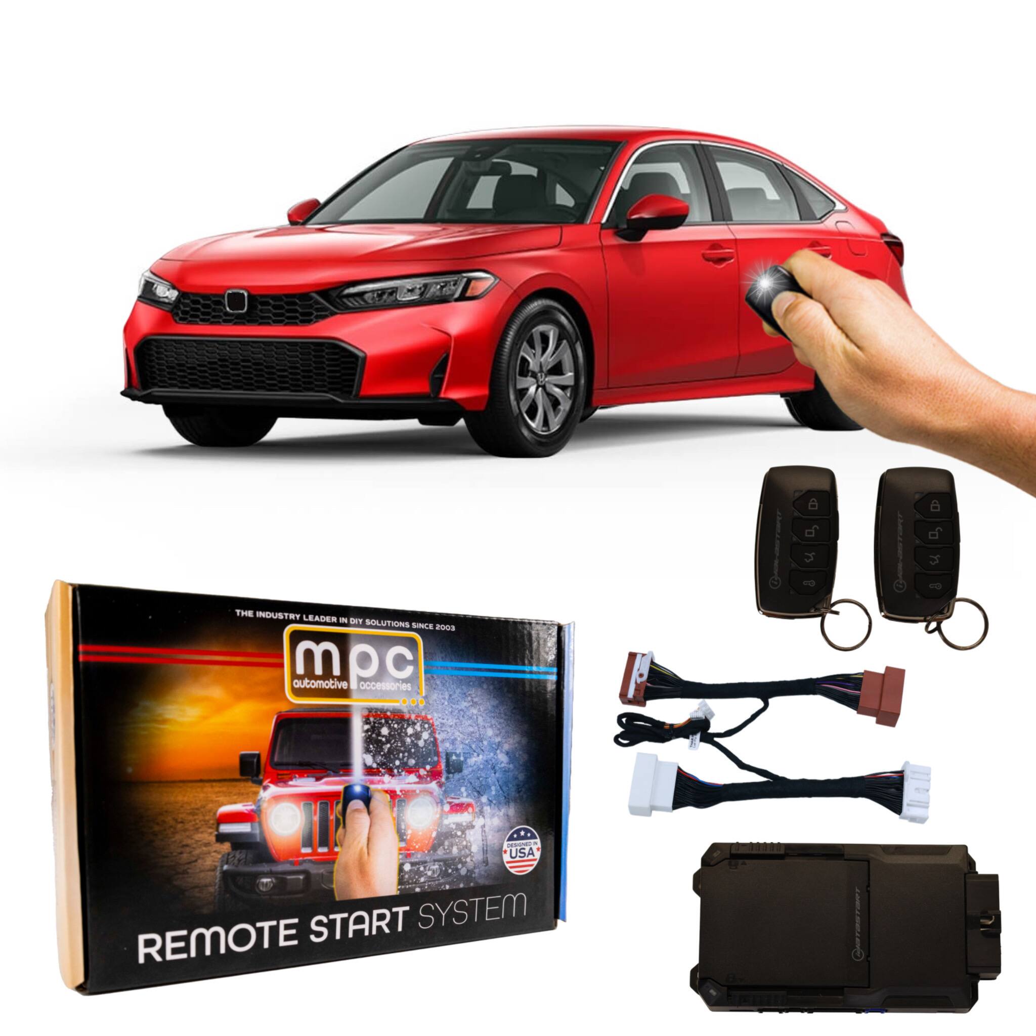 MPC Remote Starter For Honda Civic 2022 2025 | 2 Way 4 Button Remotes ...