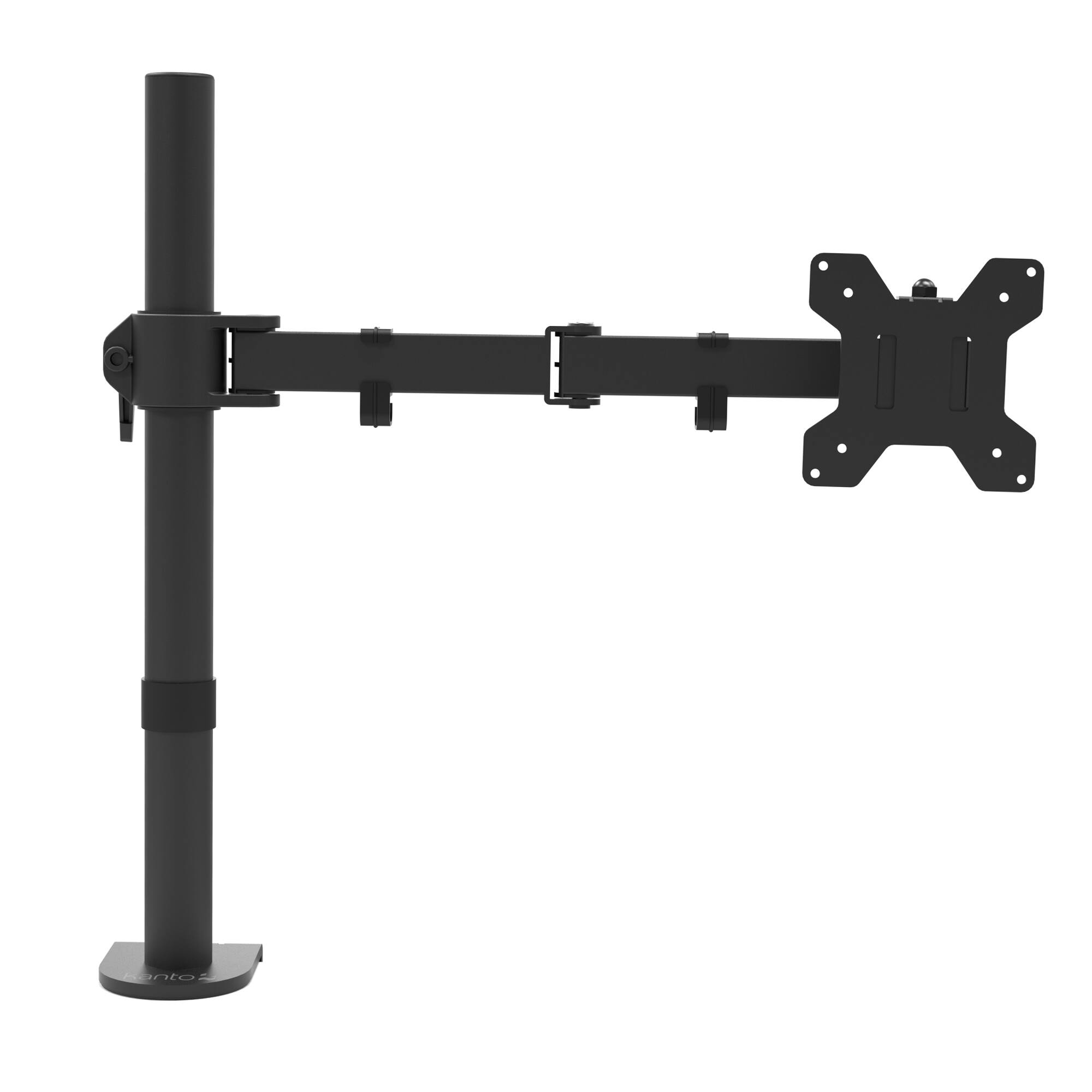 Kanto DML1000 Fully Adjustable Single Arm Desktop Monitor Mount Black ...