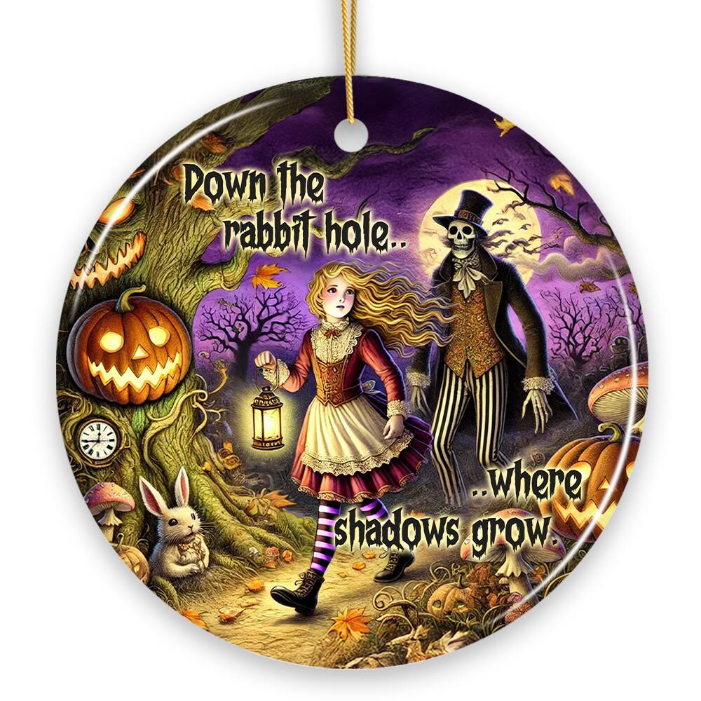 OrnamentallyYou Spooky Parable Alice's Adventure in Wonderland Ceramic ...