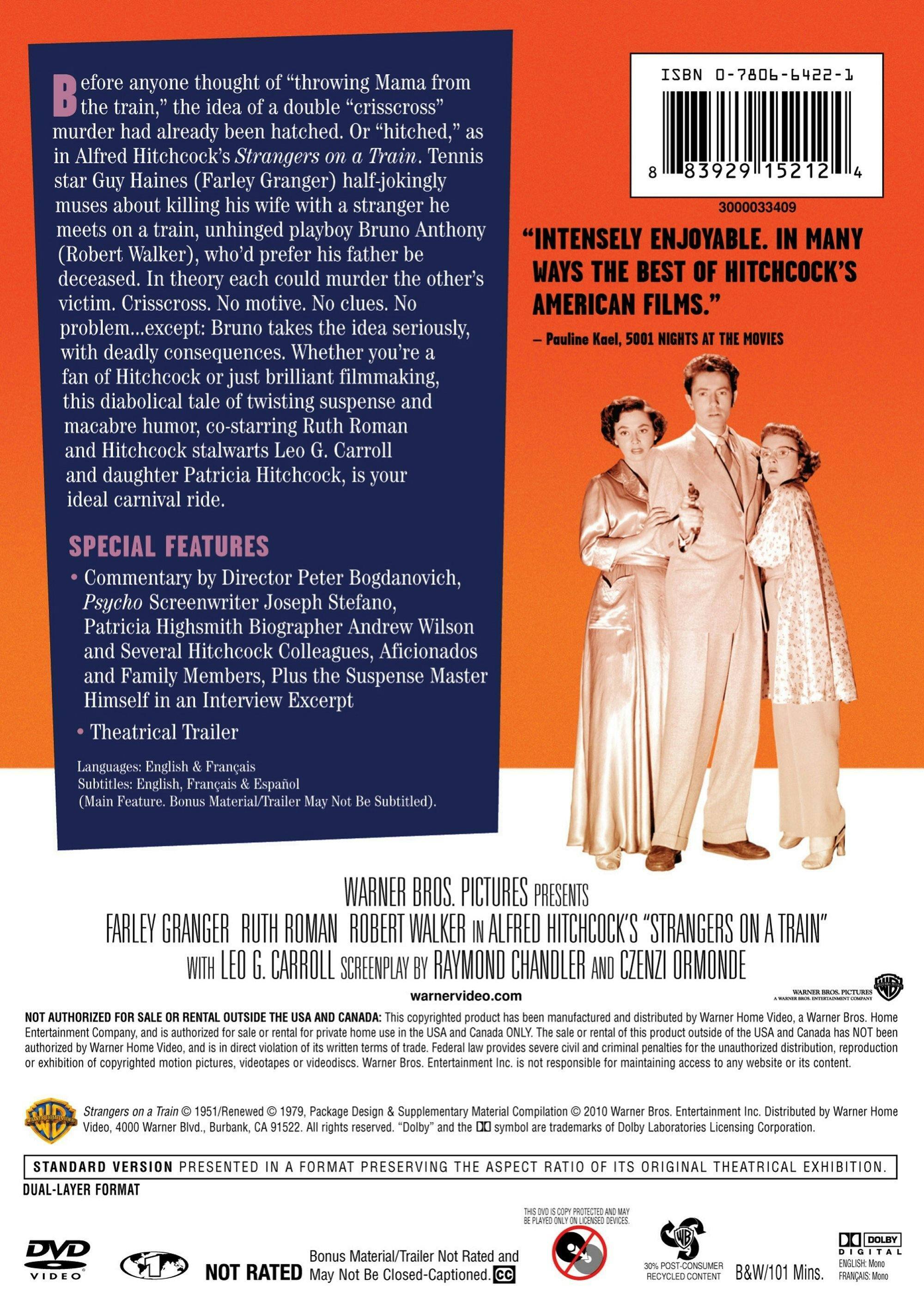 Strangers on a Train (DVD New Packaging) [DVD] [Standard] - Best Buy