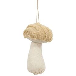 BreeBe Chenille Stuffed Mushroom Ornament 3 Asstd Orange, Purple, Tan ...