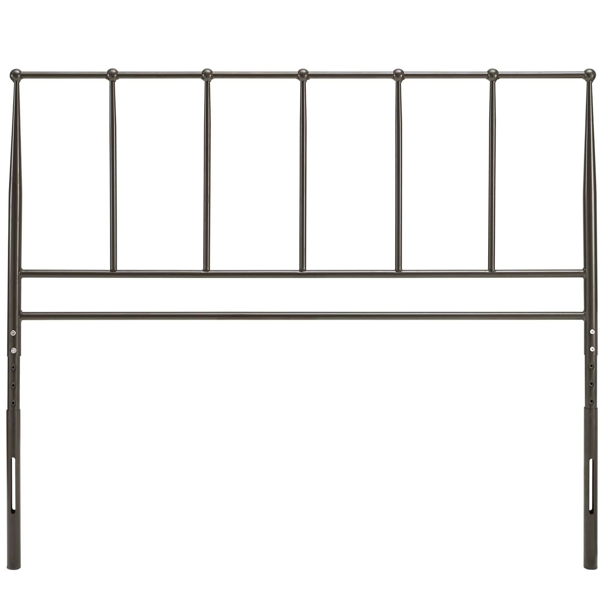 Kiana Metal Stainless Steel Queen Headboard by Modway Brown MWY-MOD ...