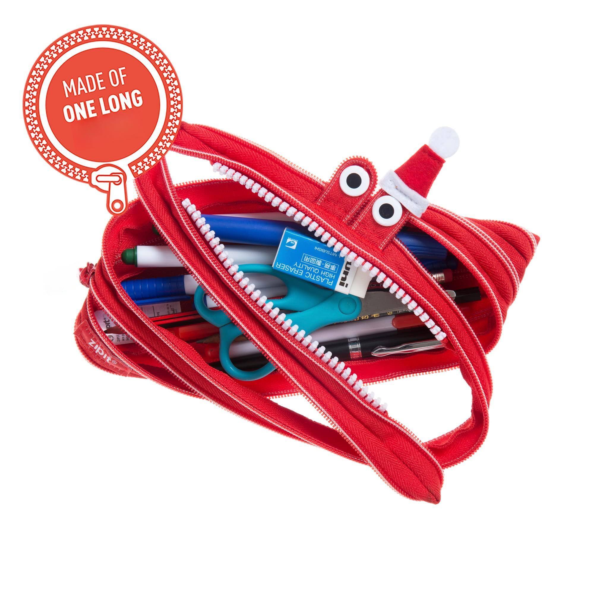 Dapper Styles Christmas Monster Pencil Case For Holiday Themed Gift Bag ...