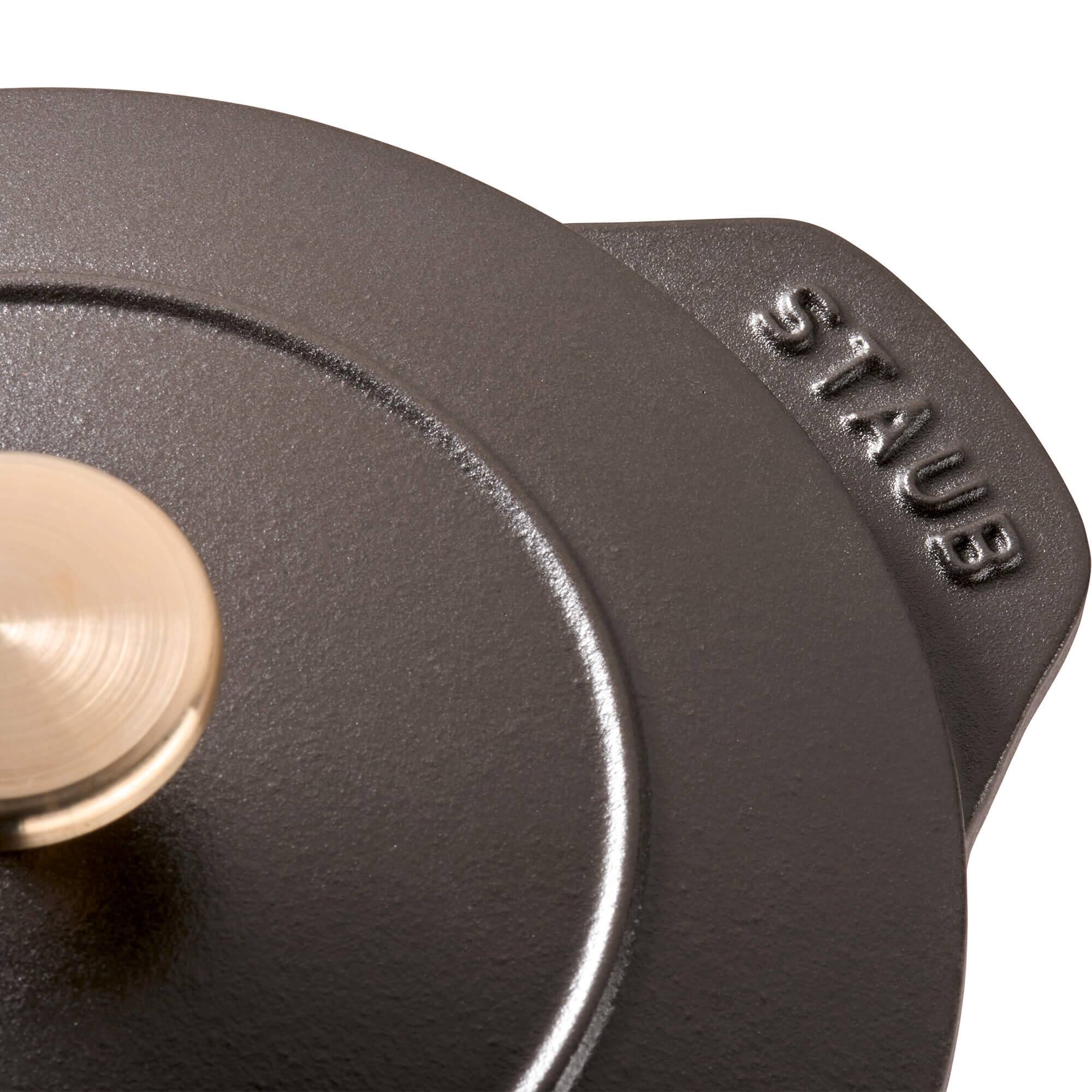 Staub Cast Iron Petite French Oven, Dutch Oven, 1.5 quart, serves 2 ...