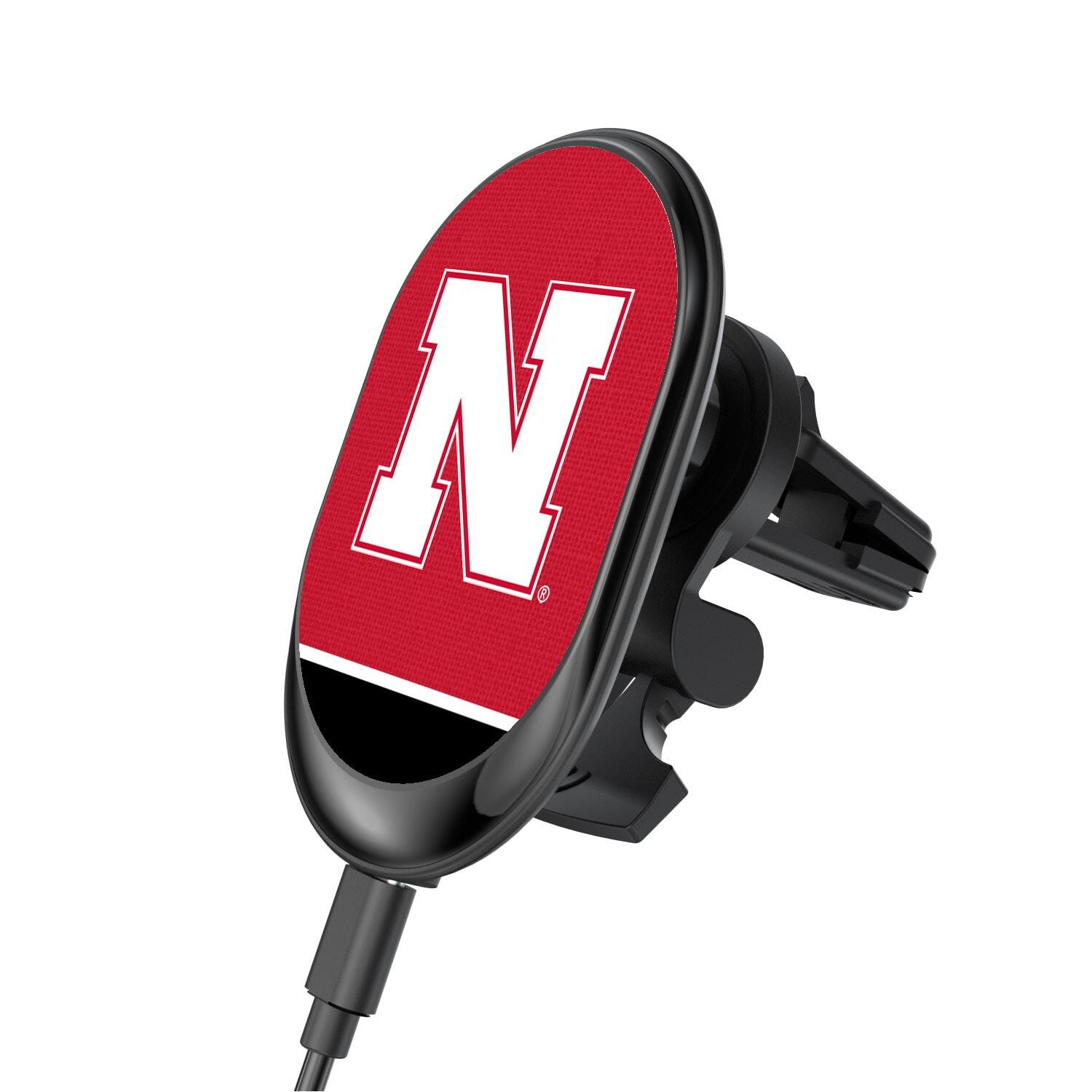 Keyscaper Nebraska Huskers Logo Wireless Magnetic Car Charger ...