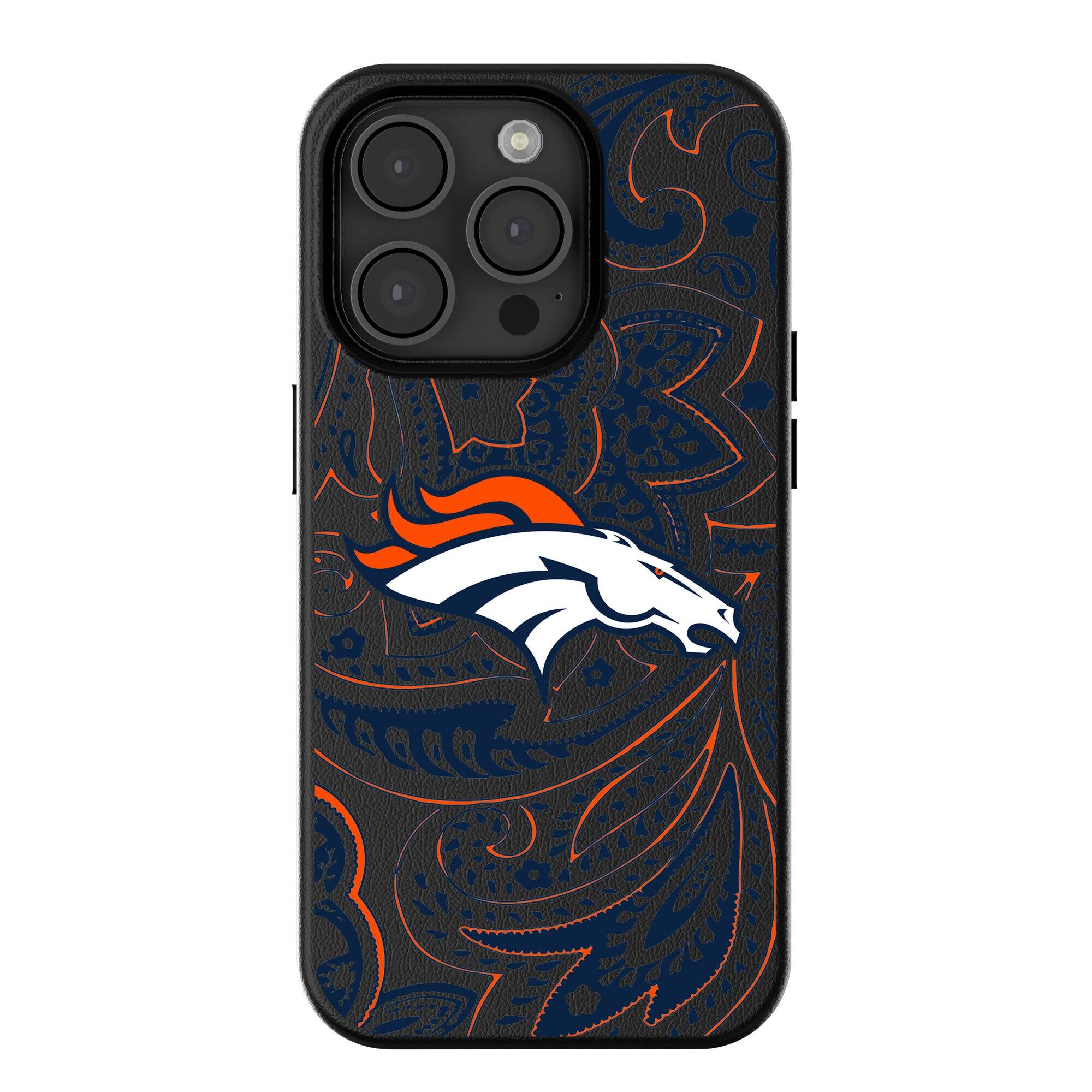 Keyscaper NFL Denver Broncos Paisley iPhone Magnetic Bump Case 16 Pro ...