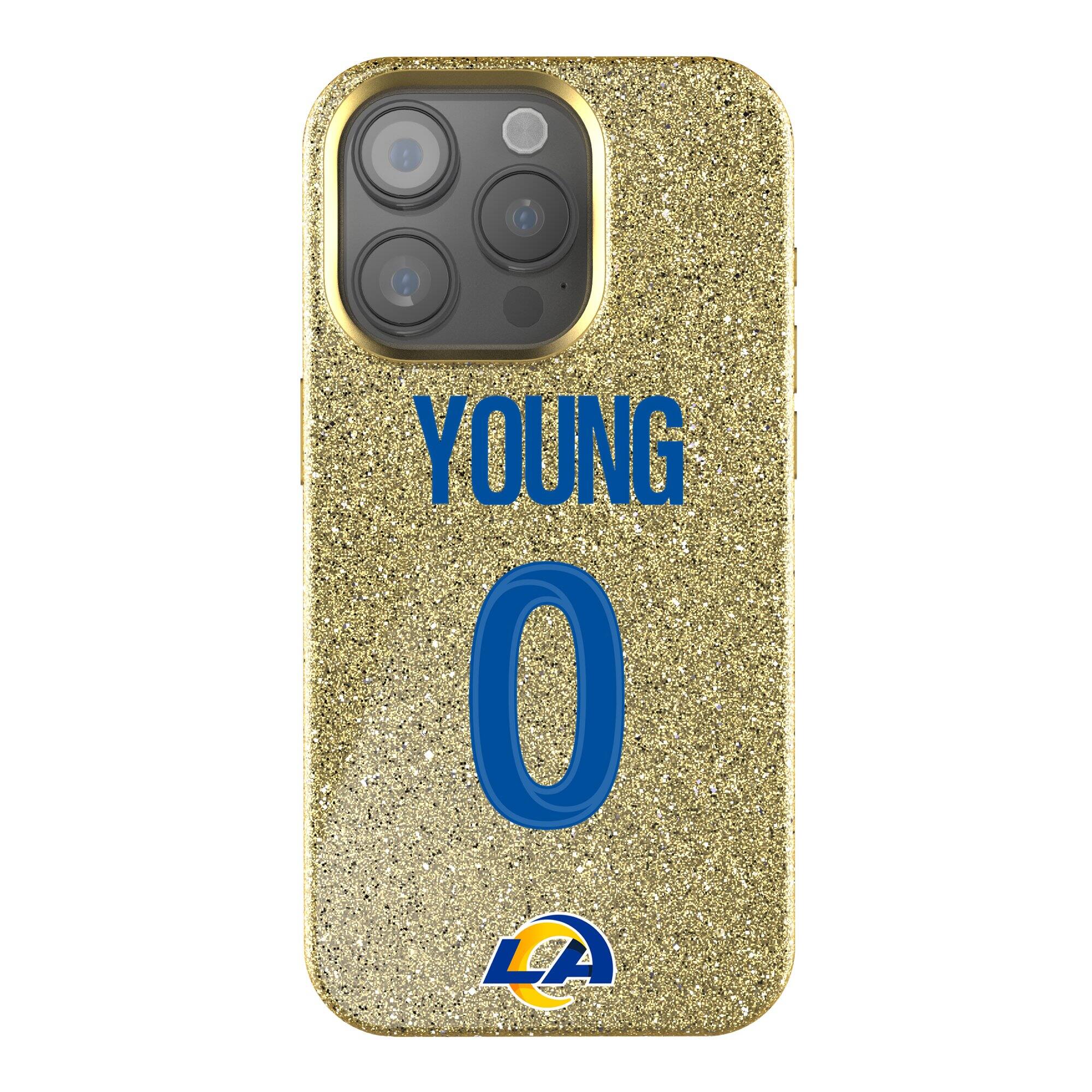Keyscaper NFL Byron Young Los Angeles Rams Bling iPhone Case 14 Plus ...