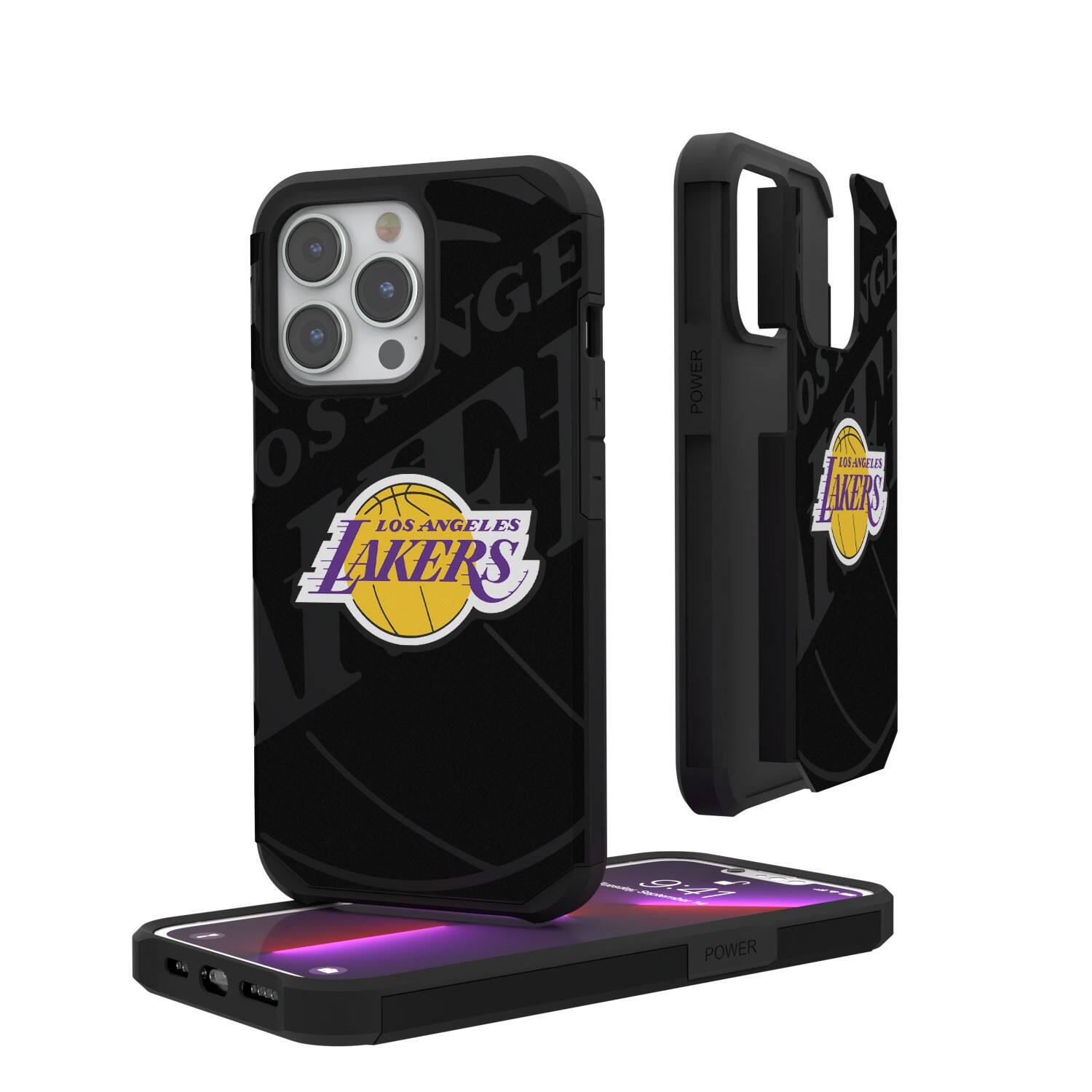Keyscaper NBA Los Angeles Lakers Monocolor Design iPhone Rugged Case 14 ...