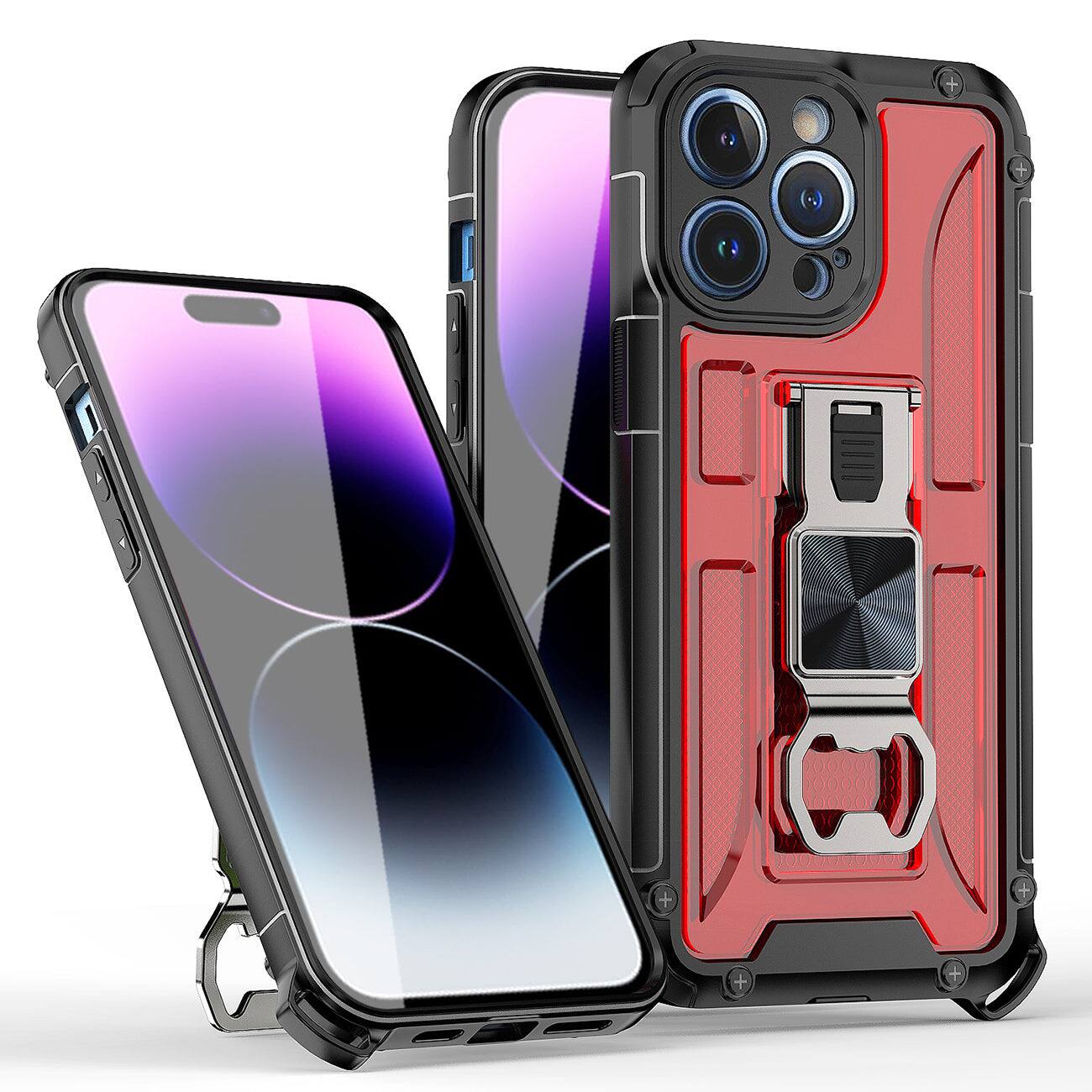 Reiko Kickstand Ring Holder/Bottle Opener With Magnetic Car Mount For ...