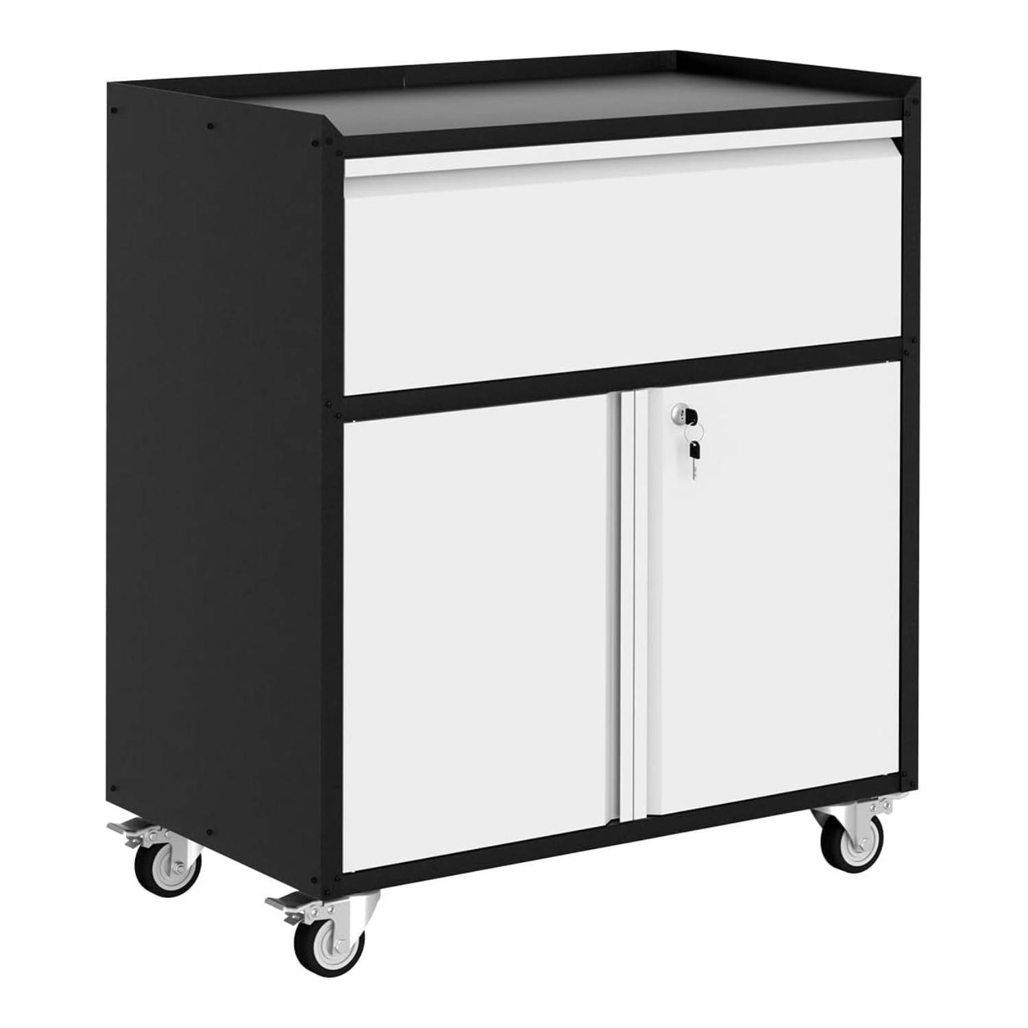 Acekool Heavy Duty Rolling Garage Tool Storage Cabinet for Garage ...