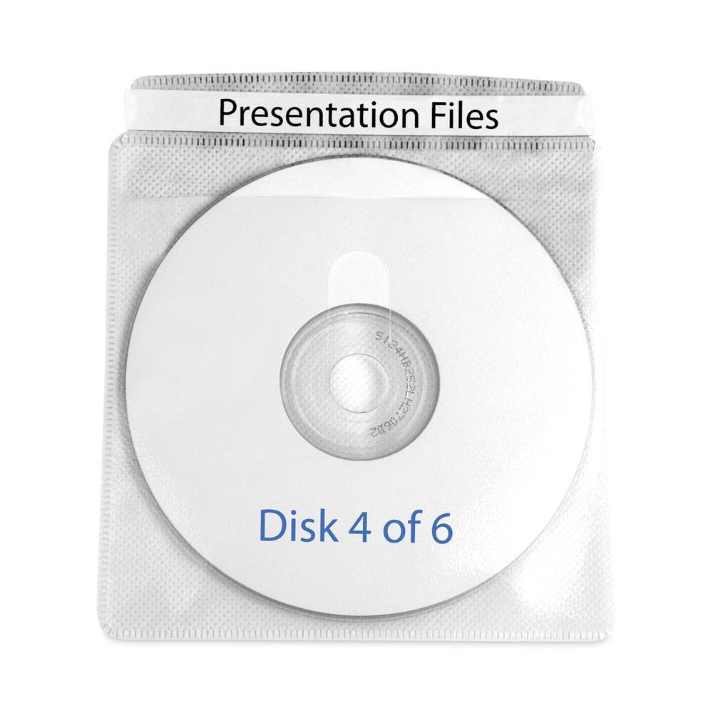 D Line C Line 61988 Deluxe Individual CD/DVD Holders with 2 Disc ...