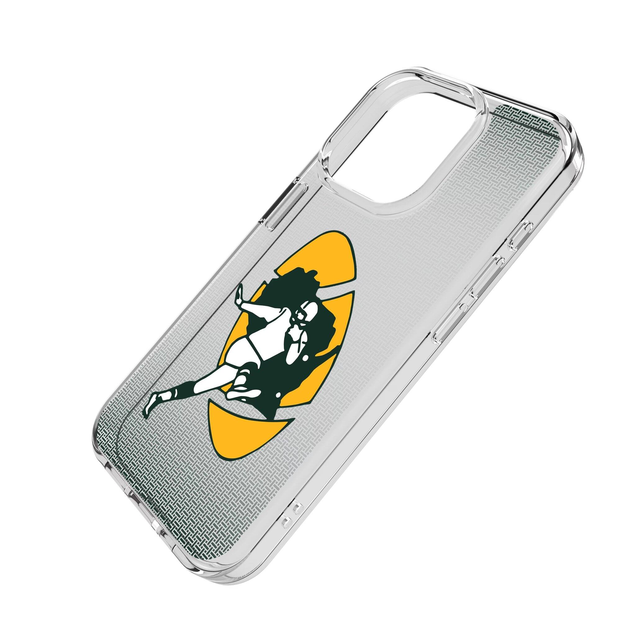Keyscaper NFL Green Bay Packers Linen Logo iPhone Clear Case 16 Pro Max ...