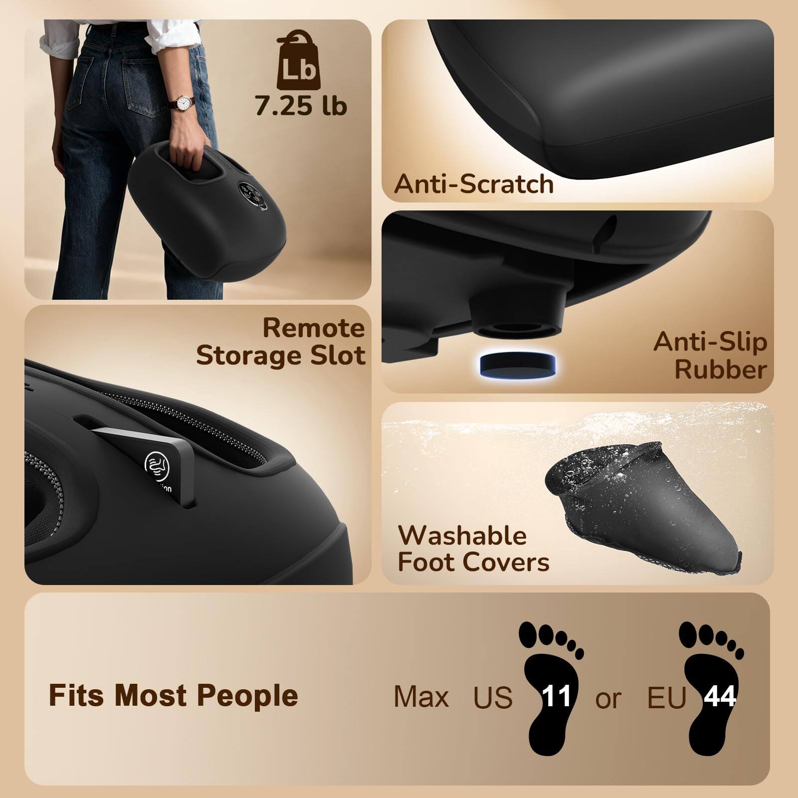 The Best Inks Shiatsu Foot Machine With Heat : Deep Kneading Vibration ...