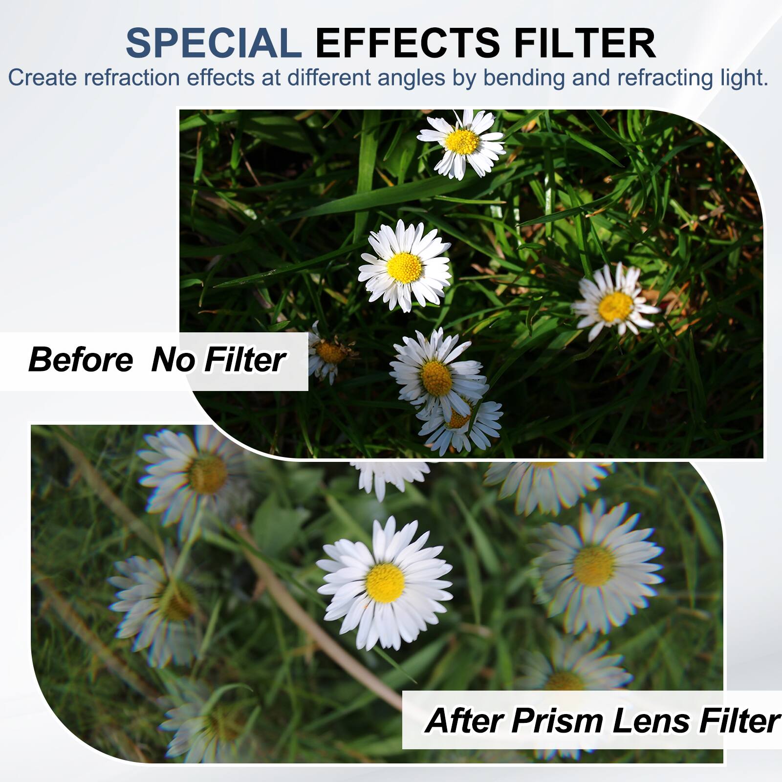 Unique Bargains 72mm Prism Lens Filter, Special Effects Multi ...