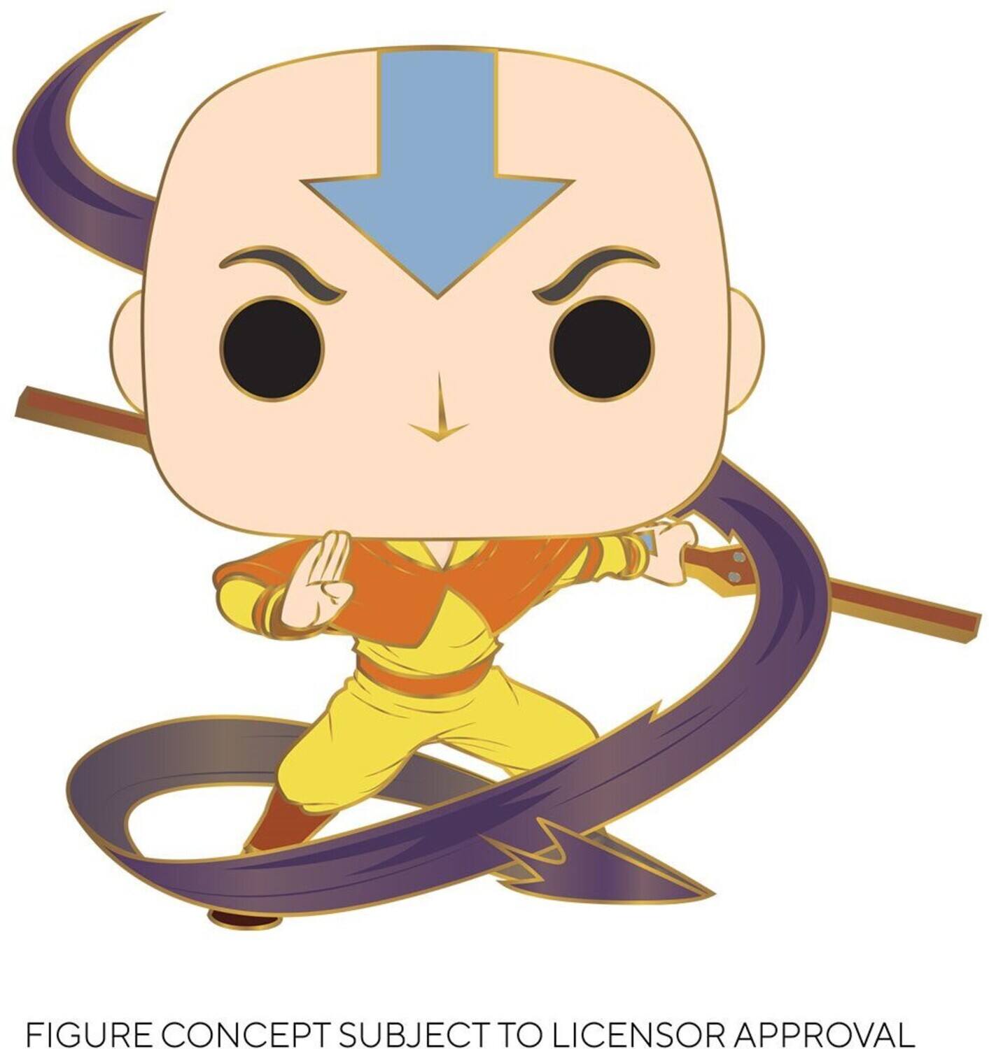 Funko POP! PINS: Nickelodeon: Aang APPAREL Multicolor 671803460621 ...