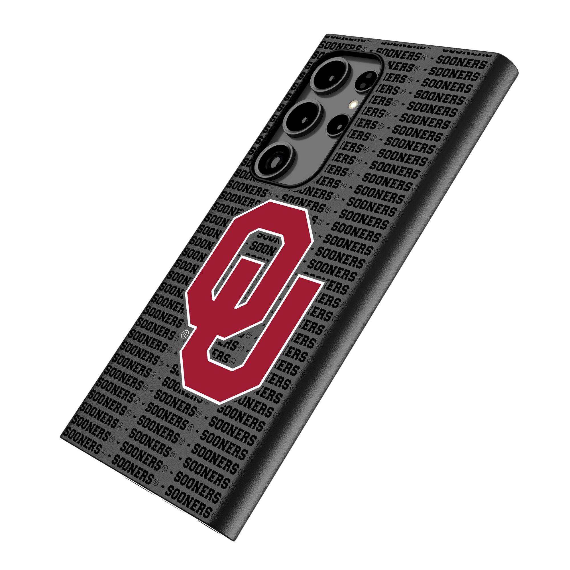Keyscaper NCAA Oklahoma Sooners Text Backdrop Galaxy Magnetic Bump Case ...