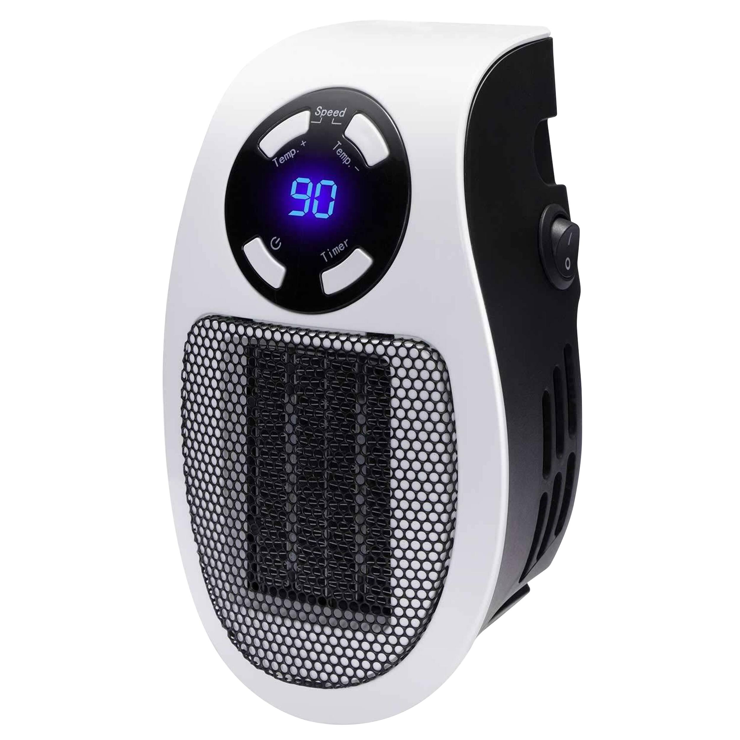 Brentwood 350 Watt Plug-In Wall Outlet Personal Space Heater - White ...
