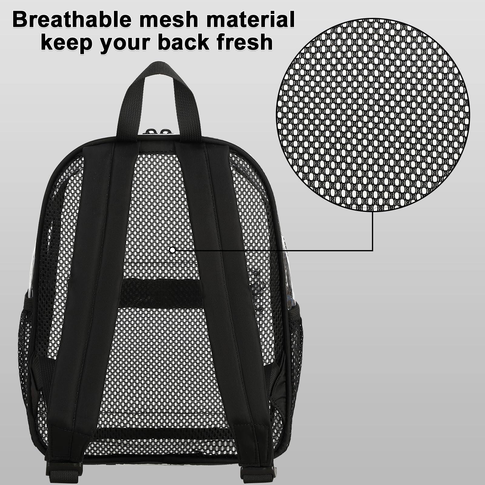 Stamp n Camp Mini Clear Backpack For Stadium Events Approved Small Bag ...