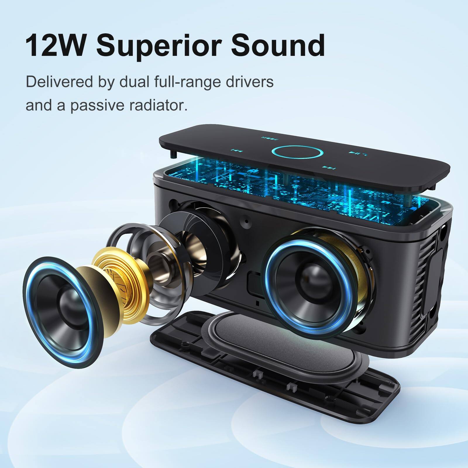 Cozy Serene Touch Soundbox Touch Wireless With 12w Hd Sound And Bass ...