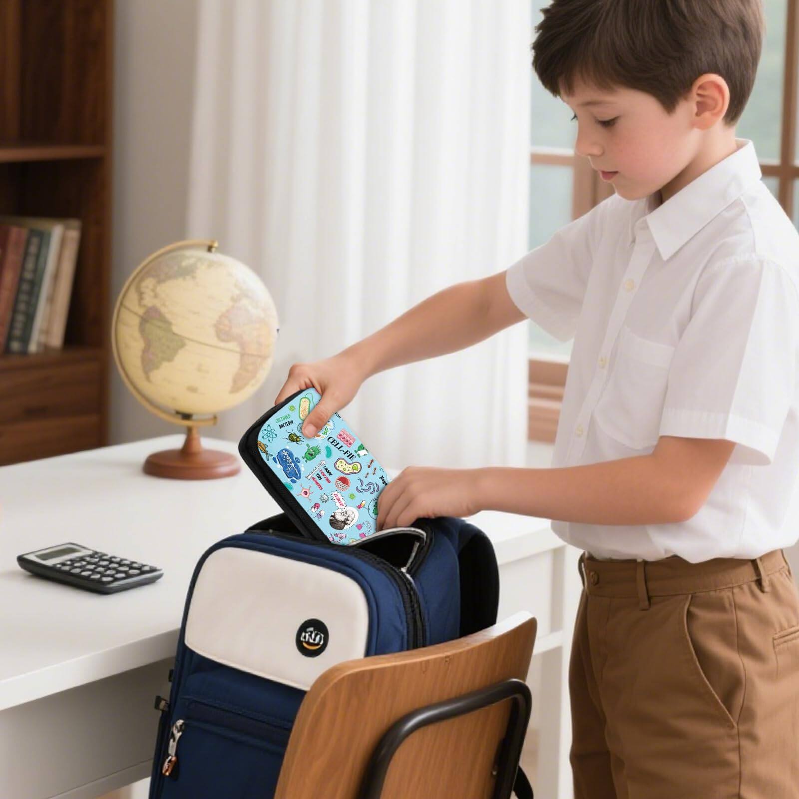 Dapper Styles Science Biology Pencil Case For Student Funny Dna & Cell ...