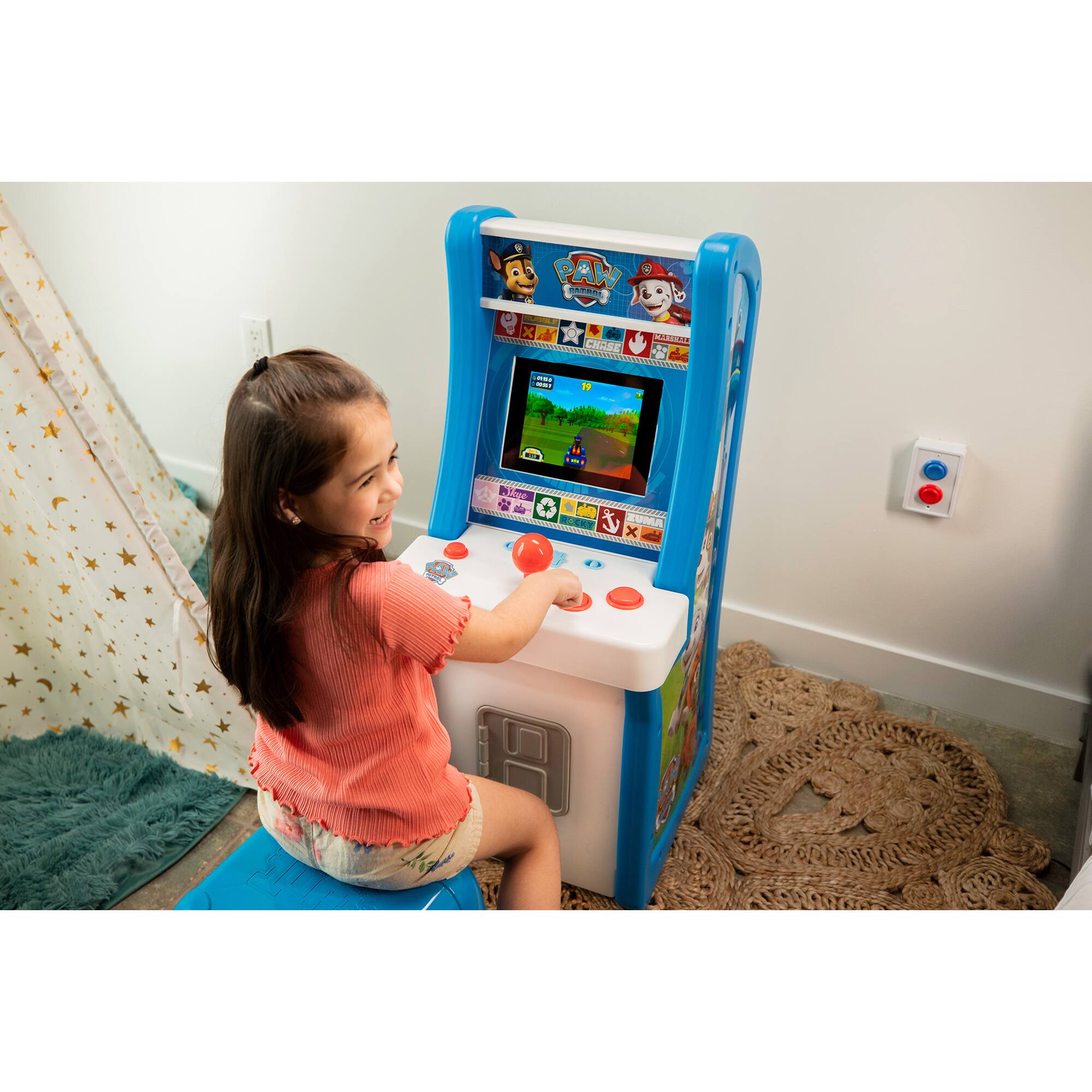 Best Buy: Arcade1Up Paw Patrol Jr Arcade with Stool PAW-J-01340
