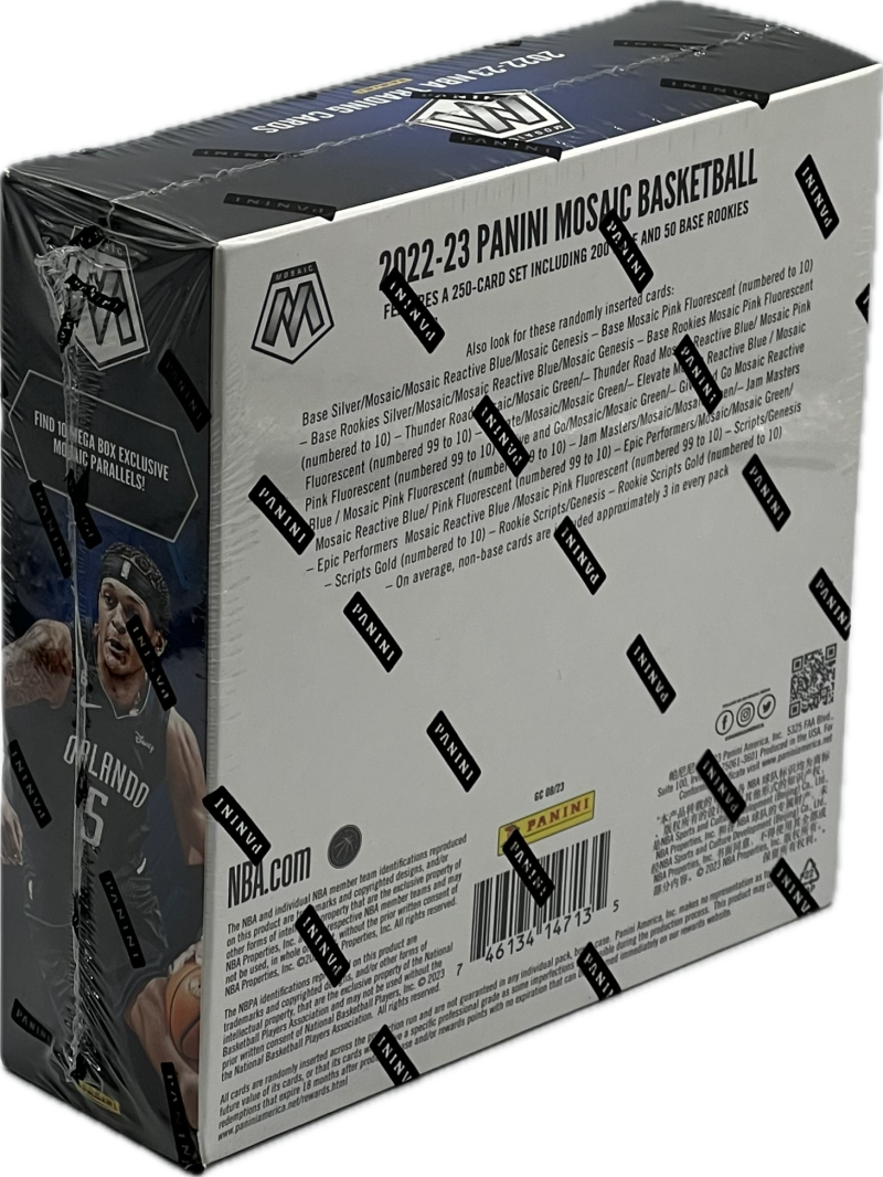 2022 23 Panini Mosaic Basketball Mega Box (Reactive Blue and Pink ...