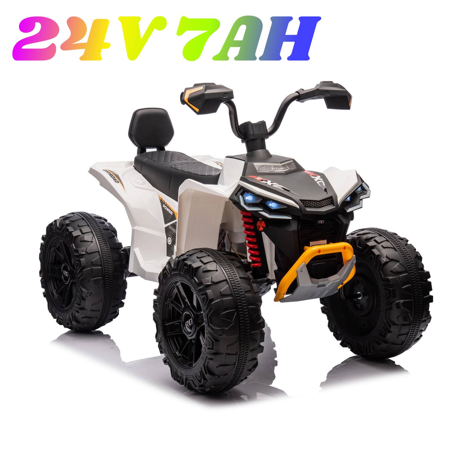 Acekool 24 Volt Kids ATV Ride On, Ride on Toys for Big Kids with 2 ...