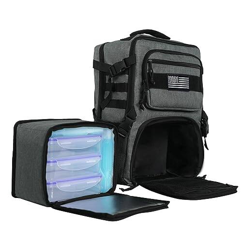 Live At Space Meal Prep Backpack 519 Fitness Insulated Lunch With ...