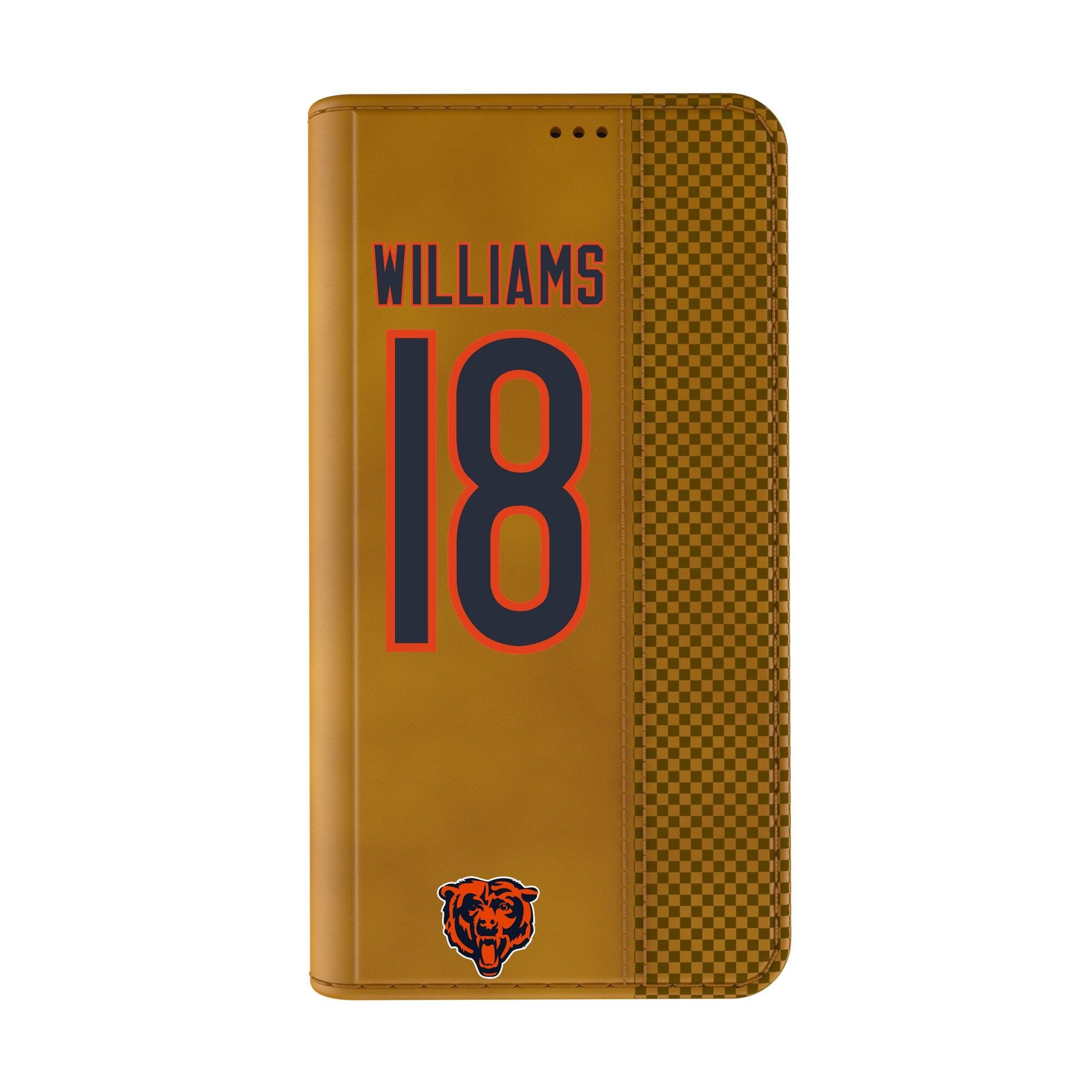 Keyscaper NFL Caleb Williams Chicago Bears Folio iPhone Case 14 Brown ...