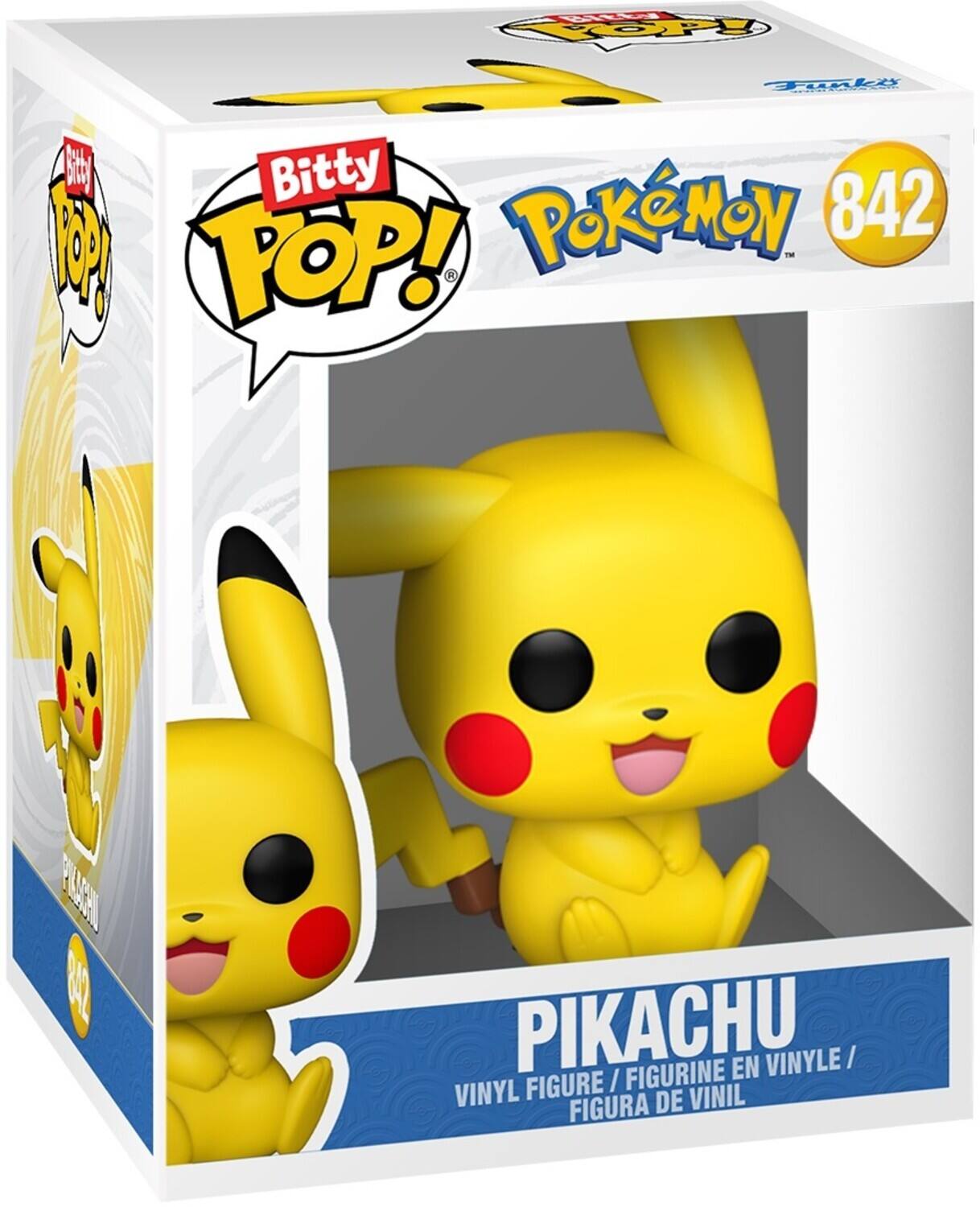Funko Bitty POP!: Pokemon Pikachu 4 Pack COLLECTIBLES Multicolor ...