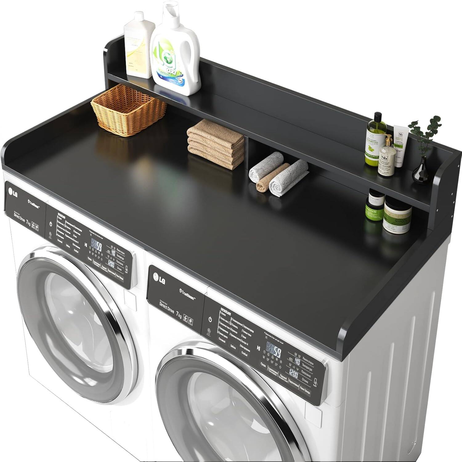 TinyHomie 2Tier Washer and Dryer Countertop Cover with NonSlip Large ...