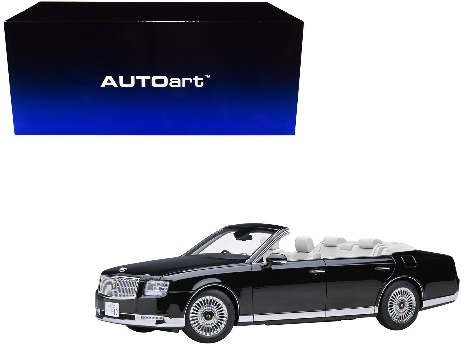 Toyota Century Open Car Convertible RHD (Right Hand Drive) Black with ...