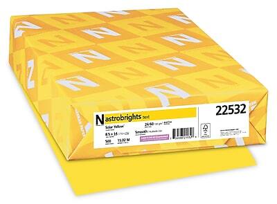 Astrobrights Colored Paper, 24 lbs., 8.5" x 14", 500 Sheets/Ream (22532 ...