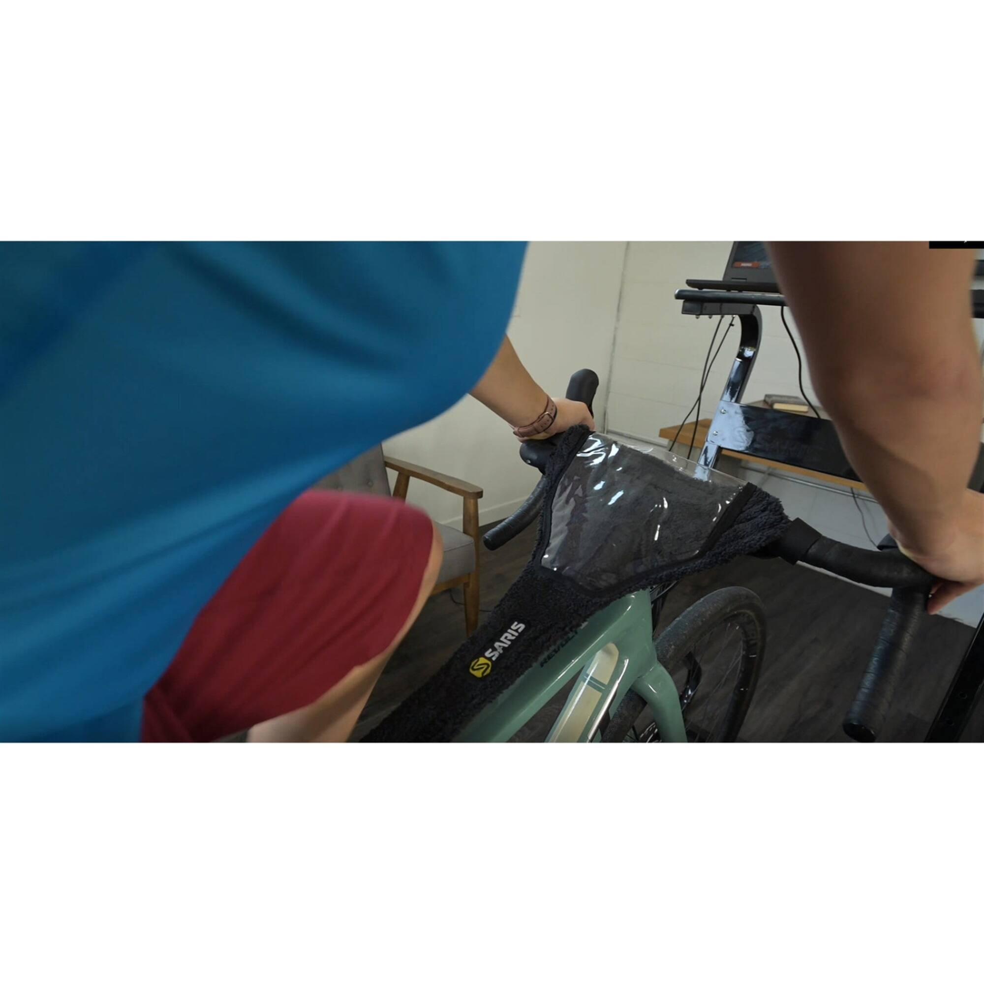 Saris Bike Guard Sweat Protector with Phone Holder for Indoor Bike ...