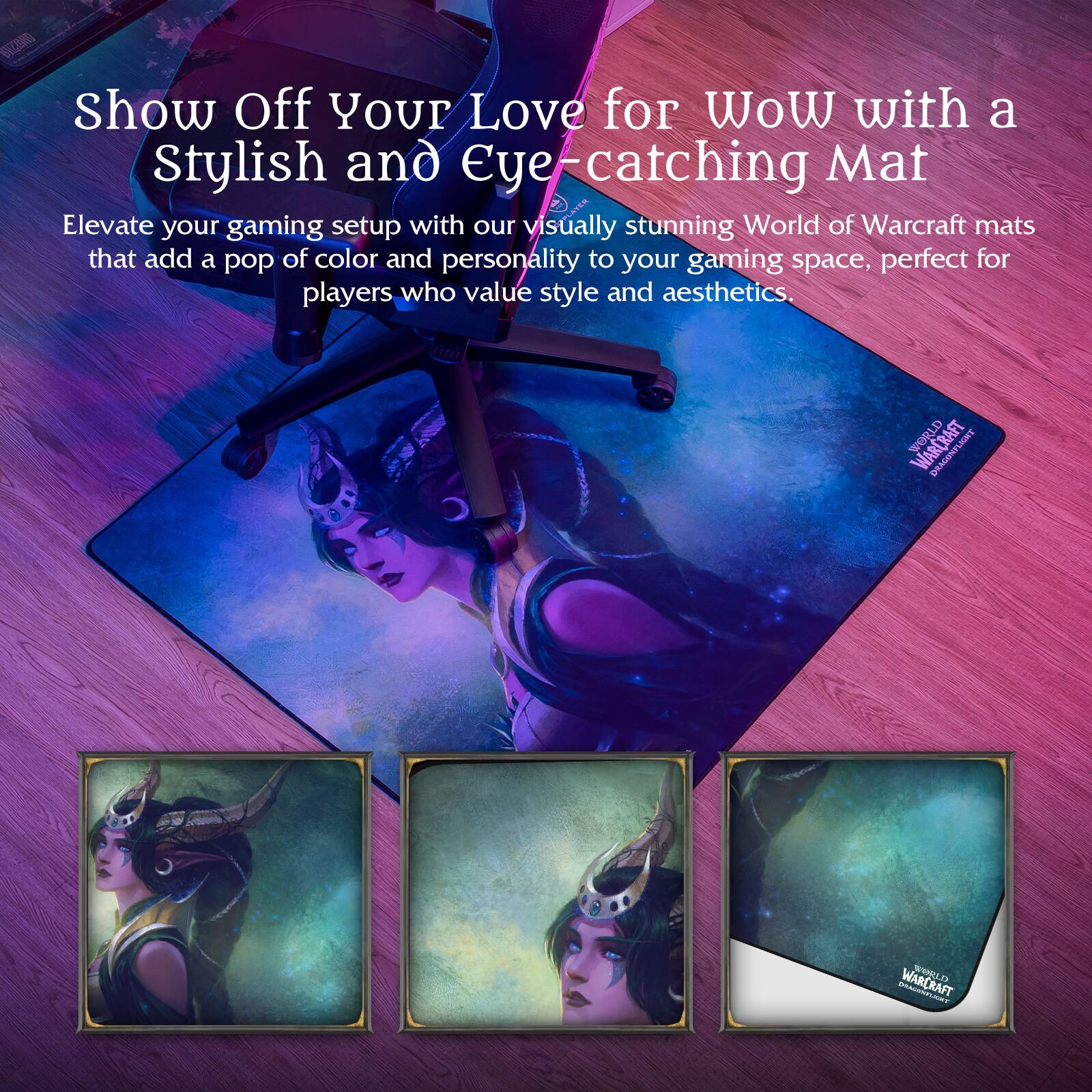 CloudRest Pro World of Warcraft®: Dragonflight Floor Mat Ysera Edition ...