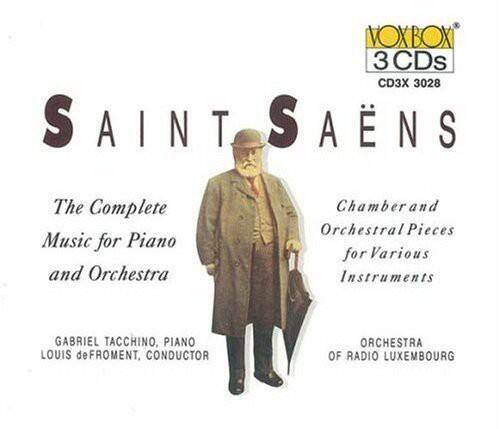 C. Saint Saens Complete Music For Piano & Orchestra COMPACT DISCS [CD ...
