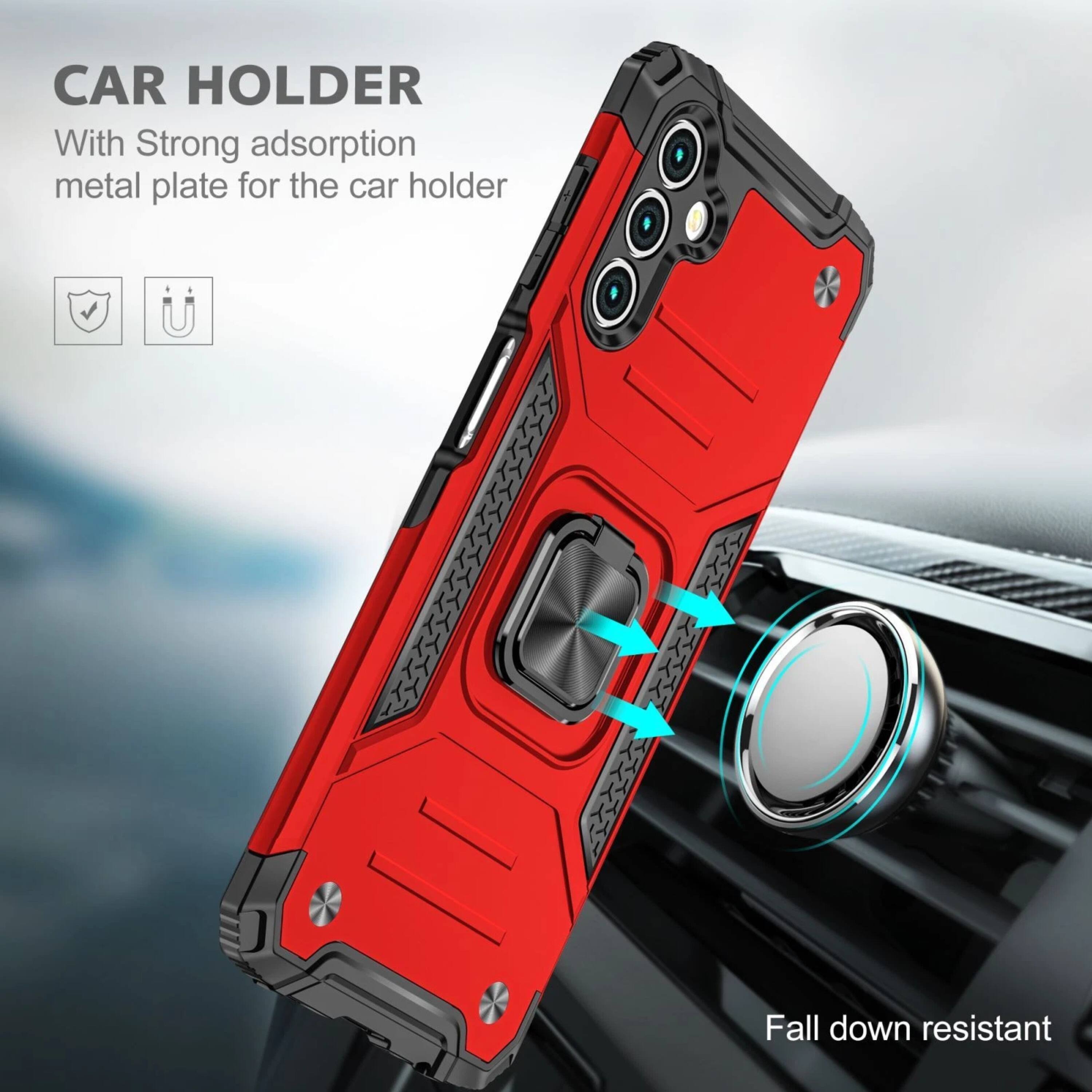 Kitcheniva Rugged Phone Cover With Ring Kickstand For Samsung A15 5G ...