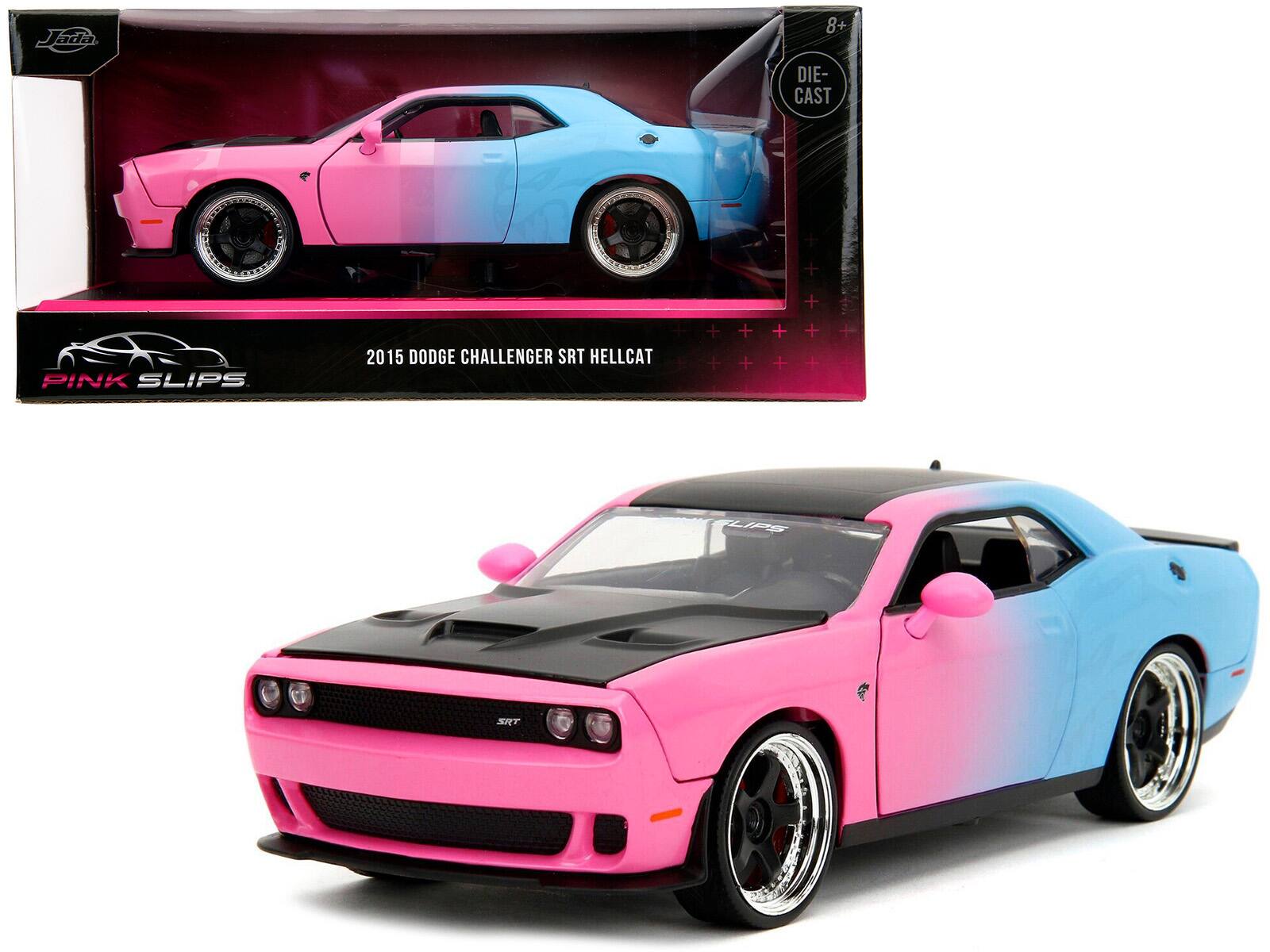 Jada 2015 Dodge Challenger SRT Hood and Top "Pink Slips" Series 1/24 ...