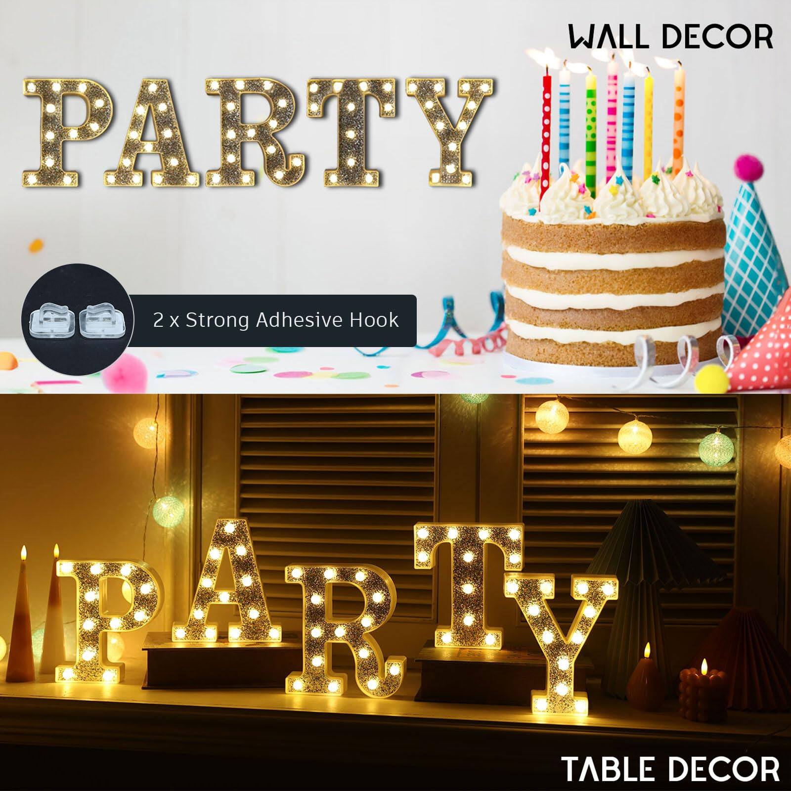 Paradigms Interiors Light Up Letters Marquee For Table Decorations ...