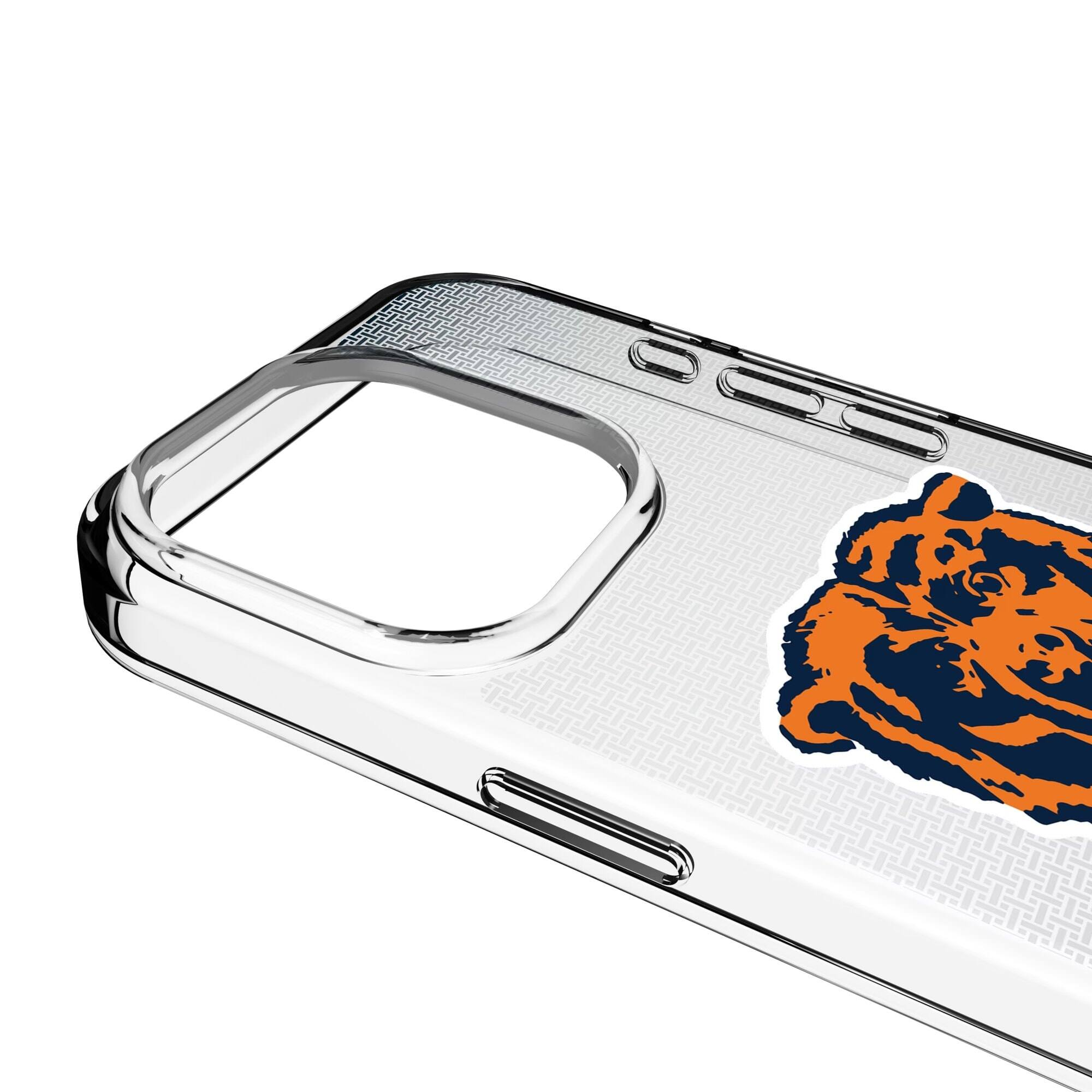 Keyscaper NFL Chicago Bears Linen Logo iPhone Clear Case 16 Pro Max ...